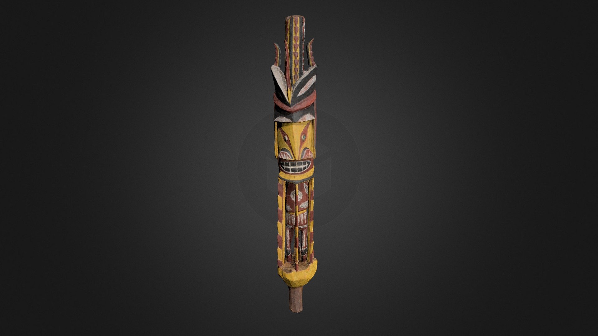 Malanggan-Figur aus Neuirland - Download Free 3D model by Museum der ...