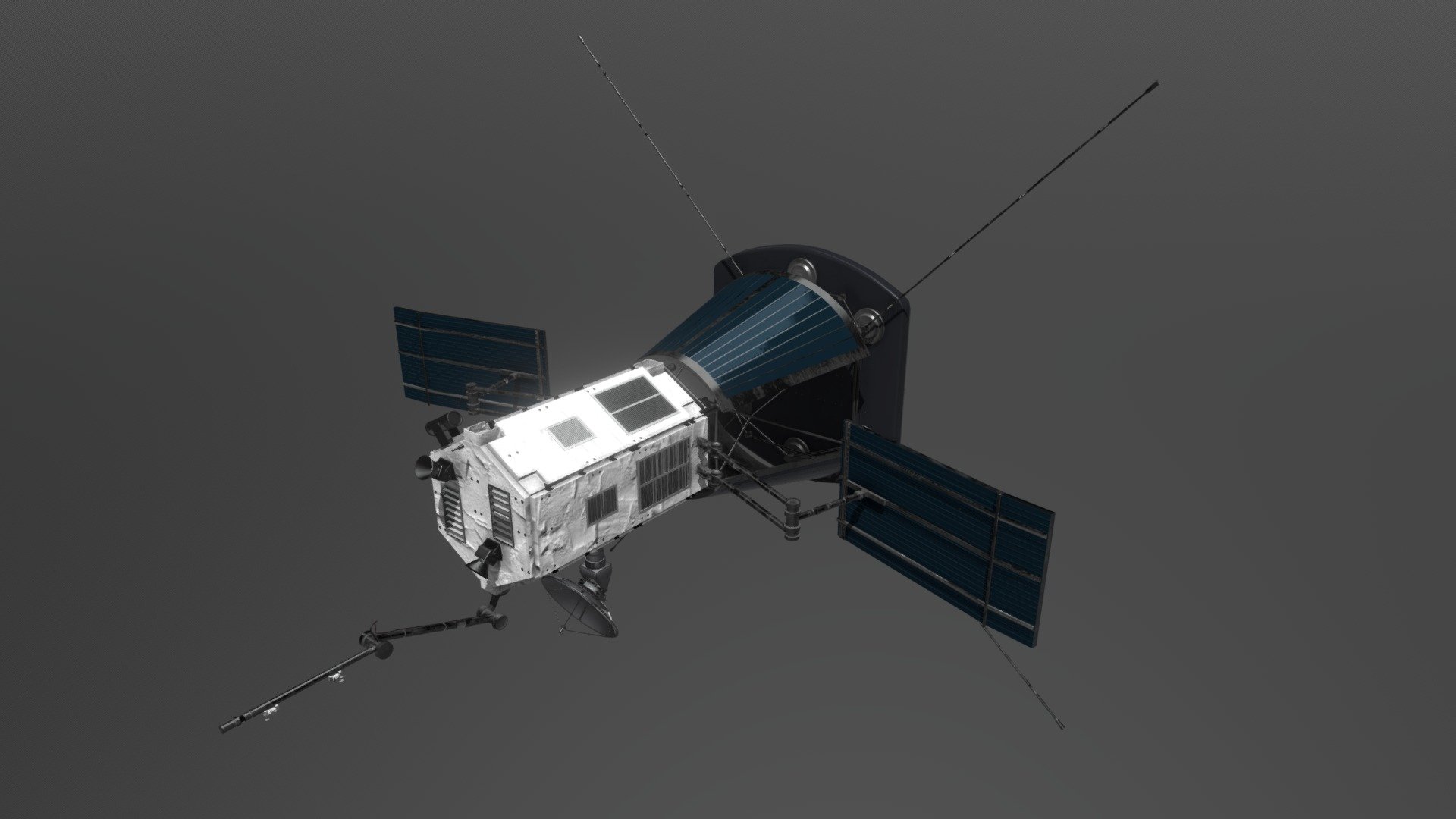 La sonde Parker Solar Probe - 3D model by NUMERIQ [677db8e] - Sketchfab