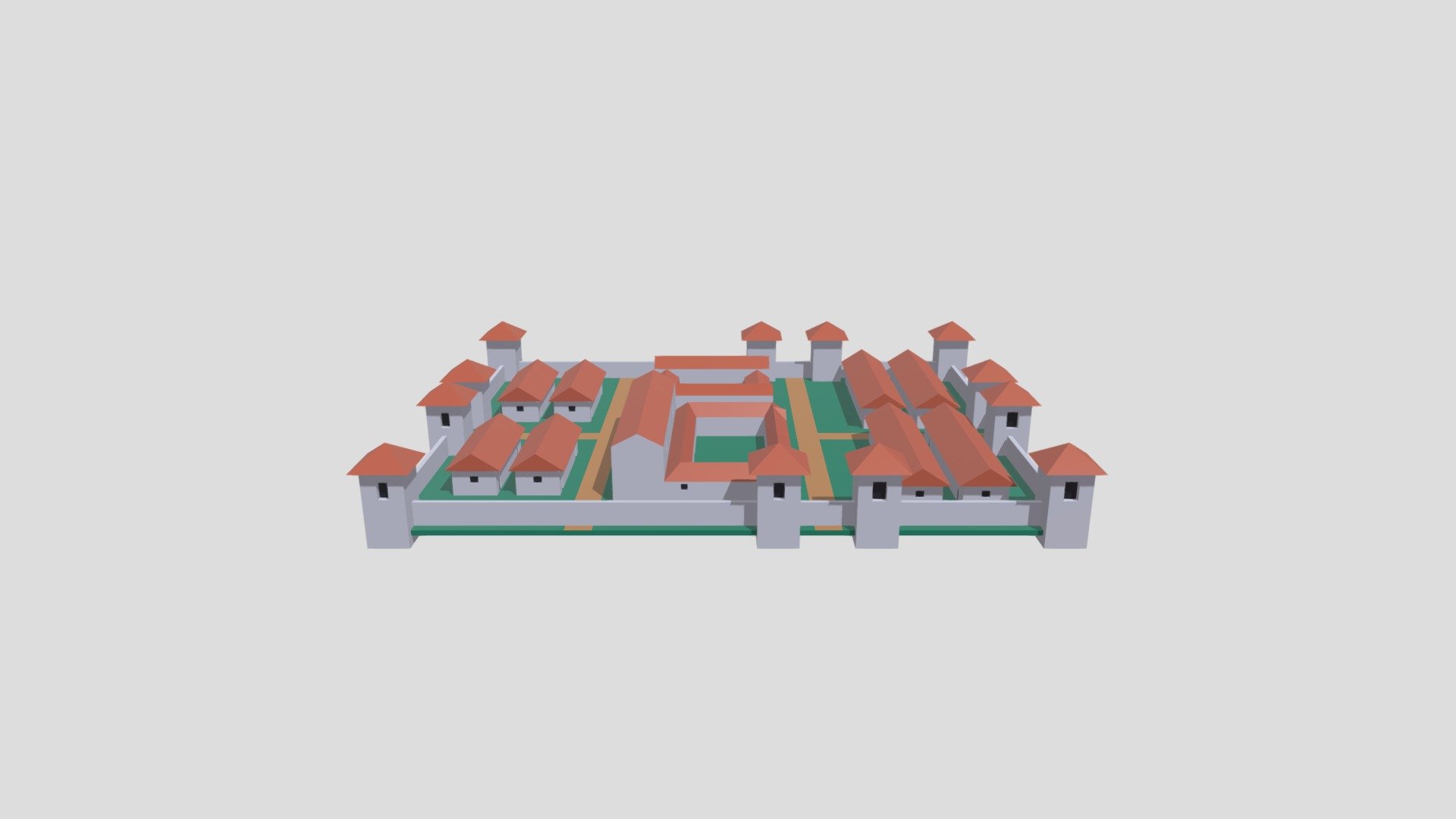 low poly Roman crasta - Download Free 3D model by phantomProjekts ...