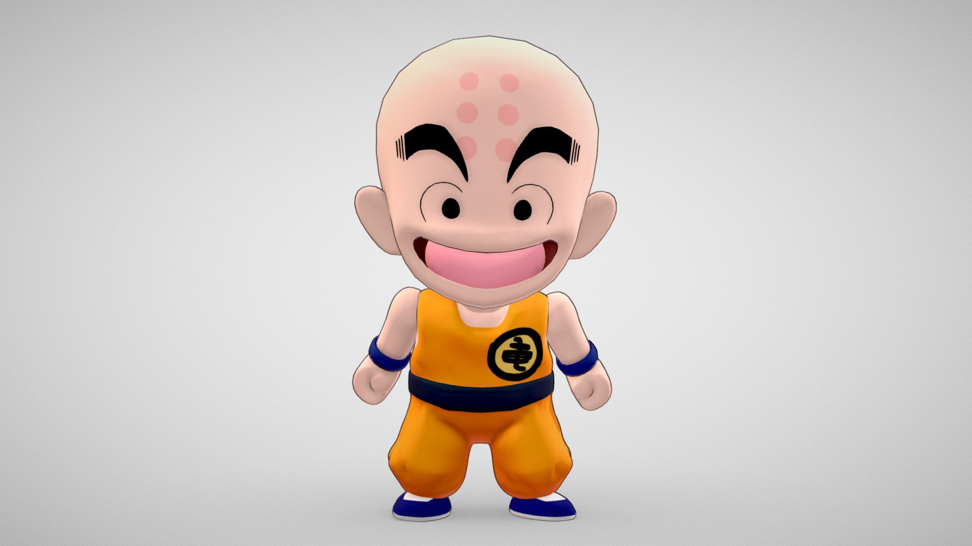 Krillin - Download Free 3D model by Duznot (@duz_vr) [677f5f8] - Sketchfab