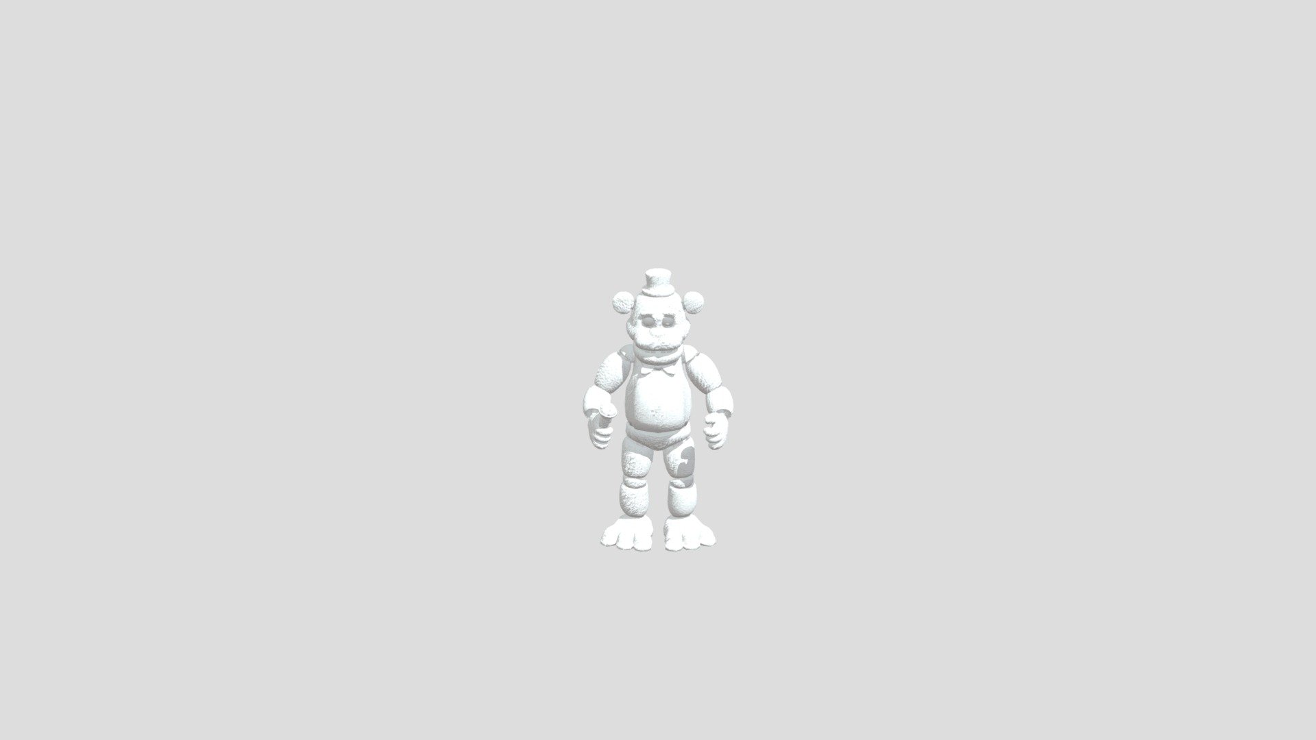 white freddy fazbear - Download Free 3D model by Sammy (@Qais38893 ...