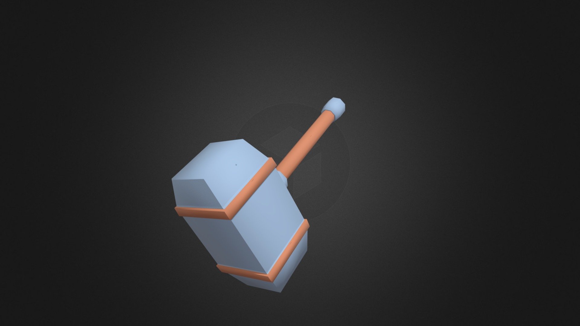 Low Poly - Hammer - 3D model by Granlore [677fe3a] - Sketchfab
