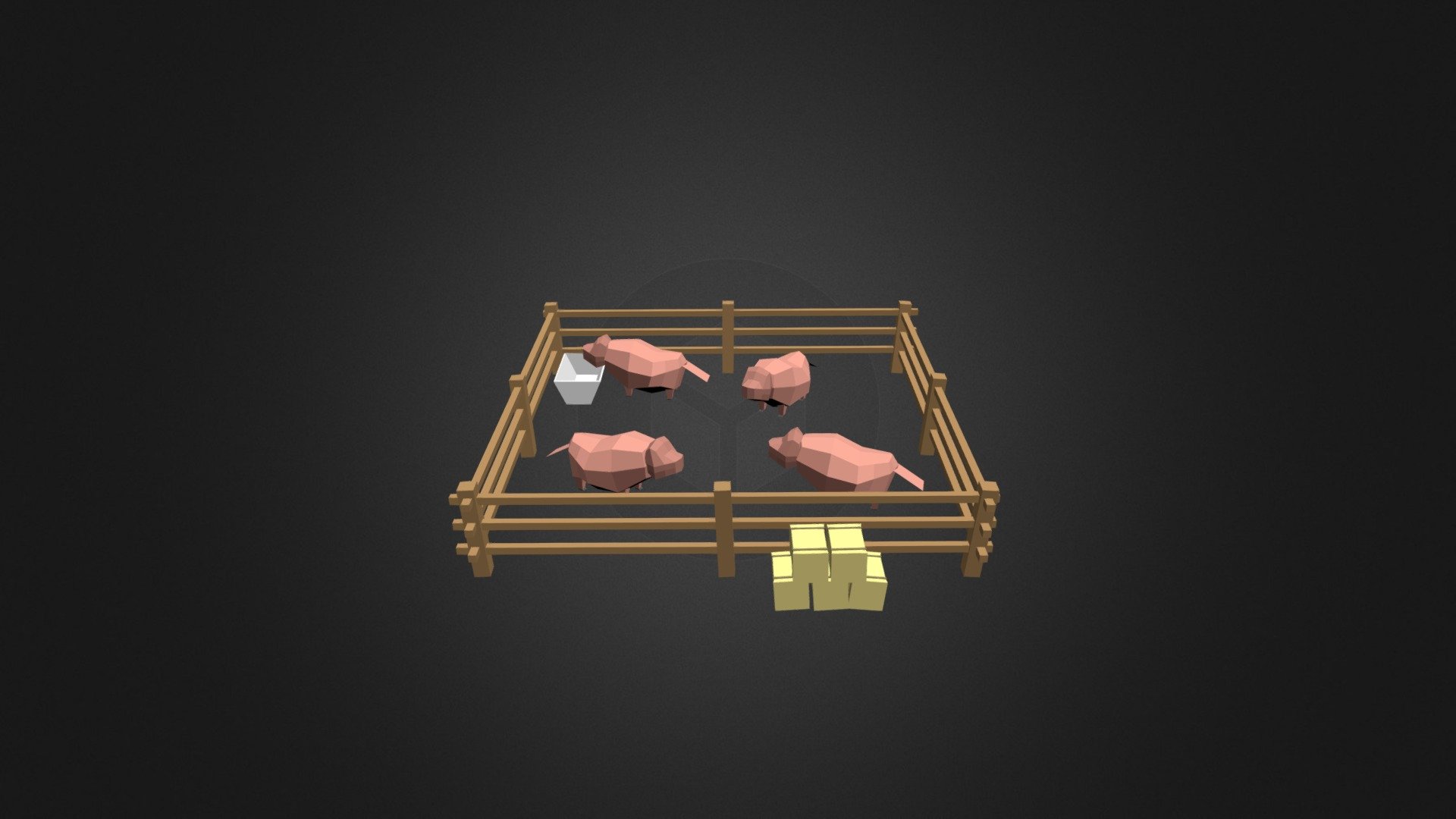 Farscape Pig Pen WIP - 3D model by Michael Lameta (@hungrypixeldesigns ...
