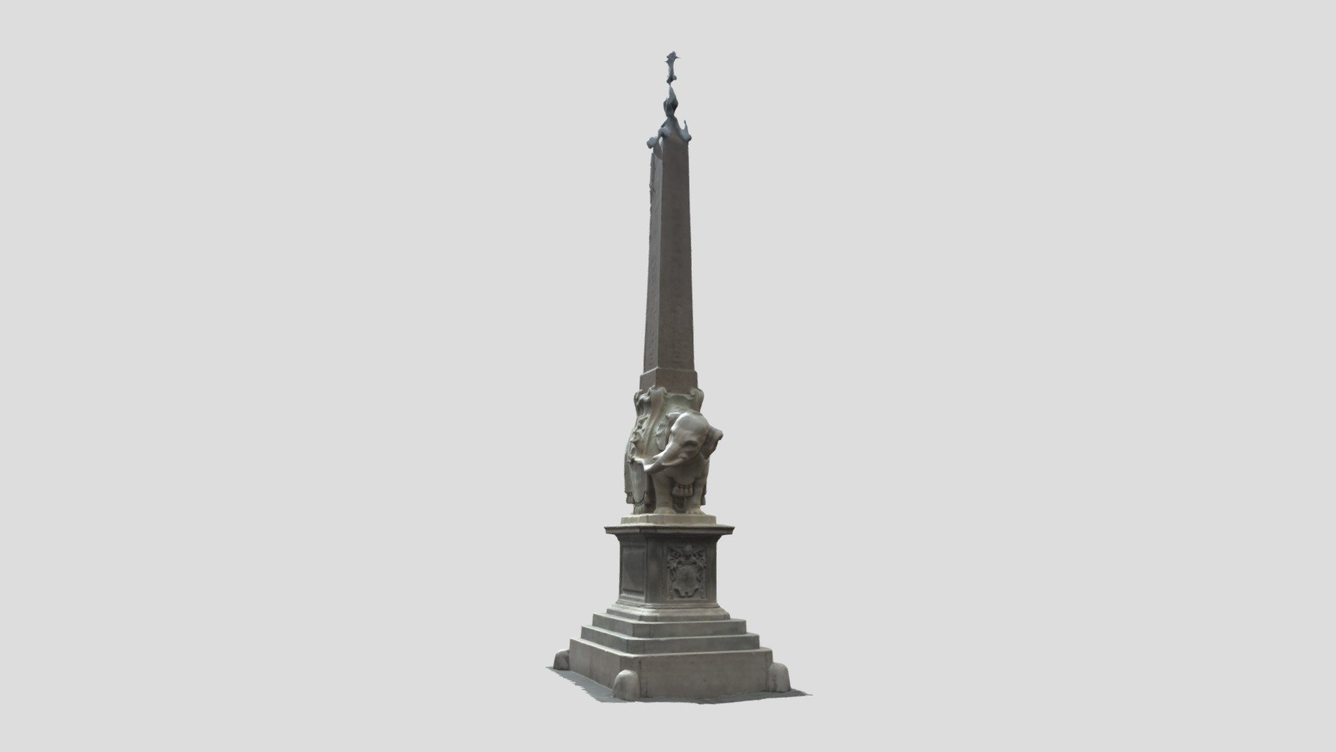 OBELISCO DELLA MINERVA - 3D model by delaram96 [67857fb] - Sketchfab