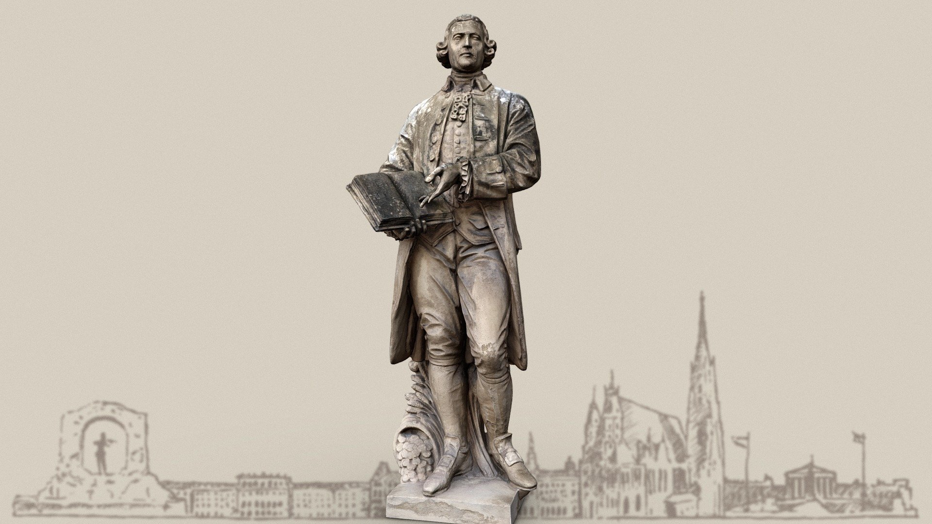 Adam Smith - Download Free 3D model by noe-3d.at (@www.noe-3d.at ...