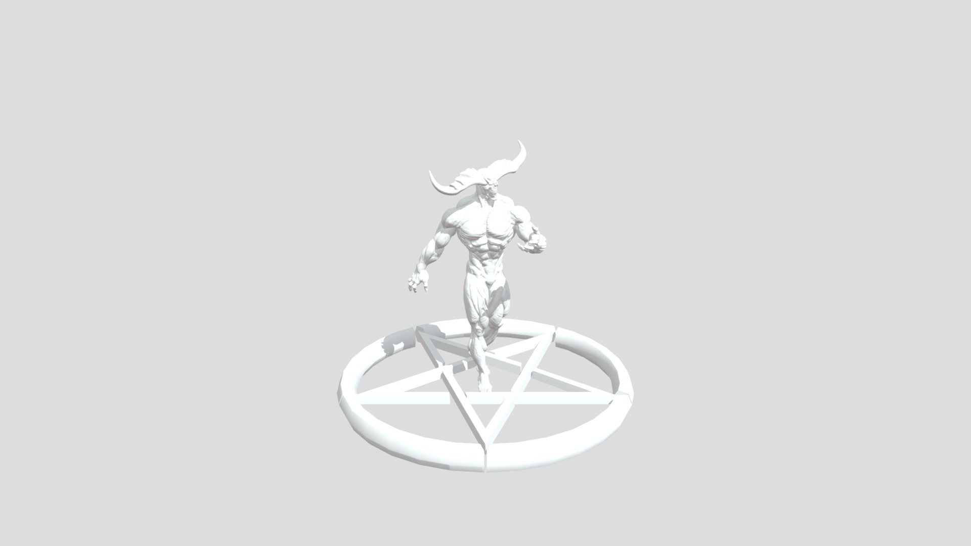 Demon and star - Download Free 3D model by rickygh13 [67866ce] - Sketchfab