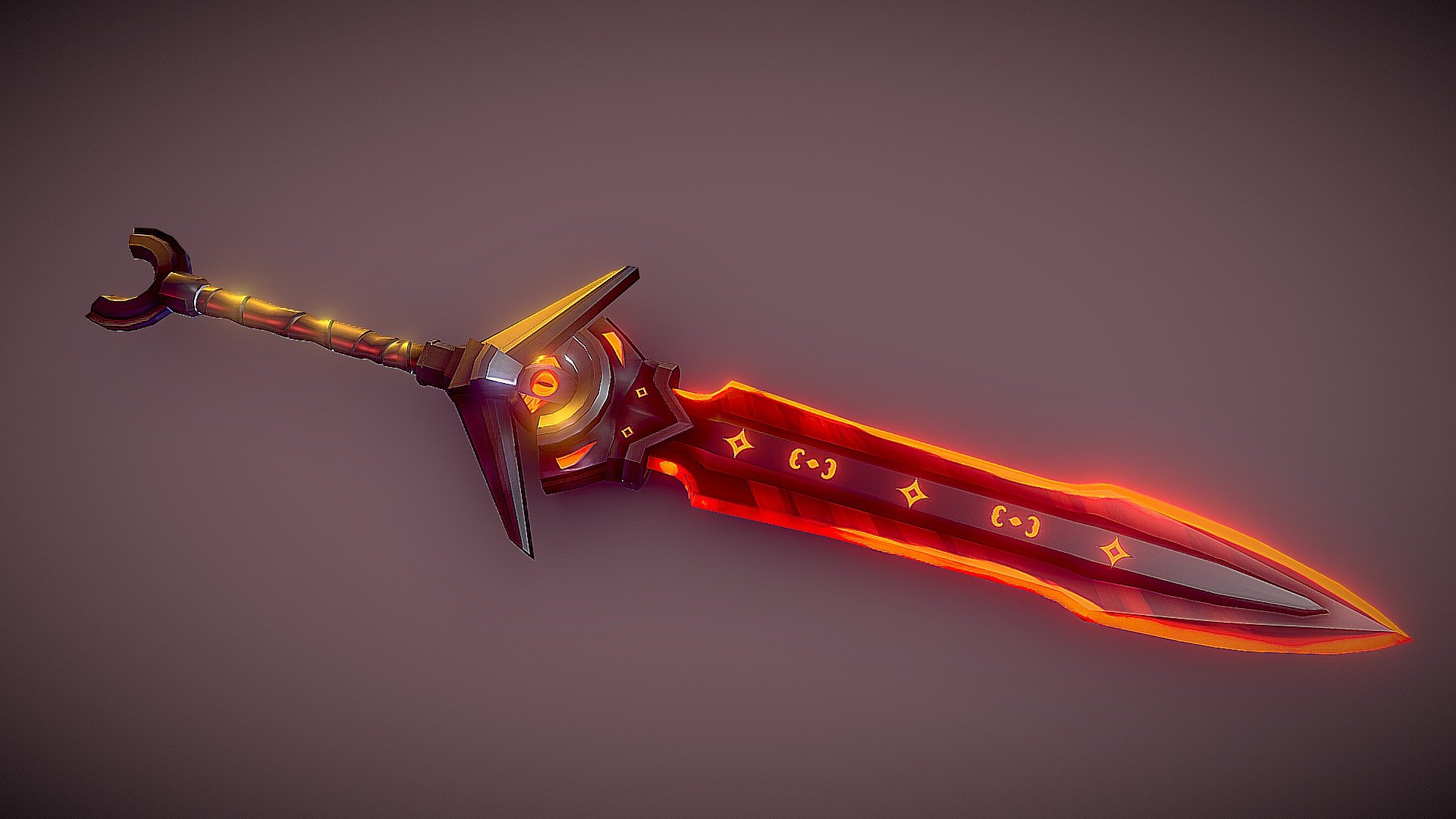 Dragon Sword - 3D model by H.art [6787390] - Sketchfab