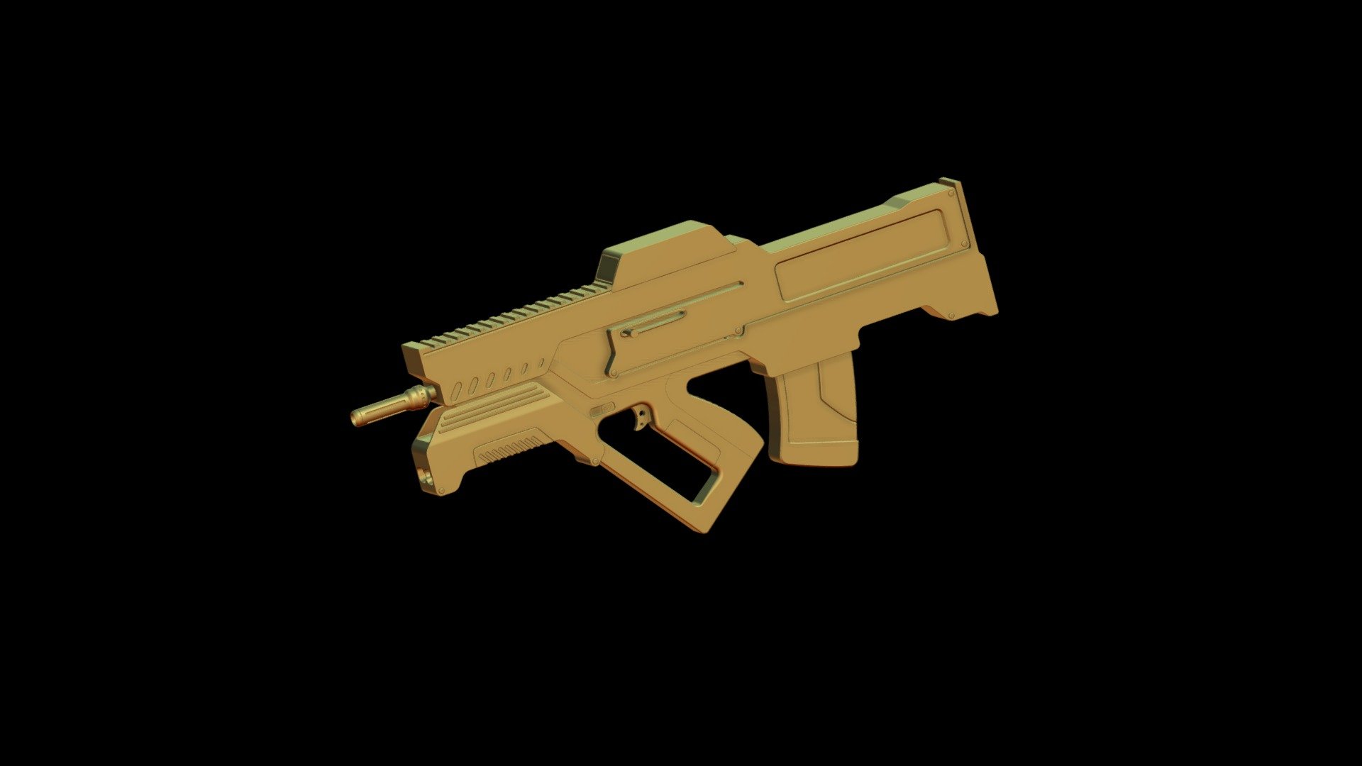 Cyberpunk weapon - 3D model by riccardo.farro [6787e5a] - Sketchfab