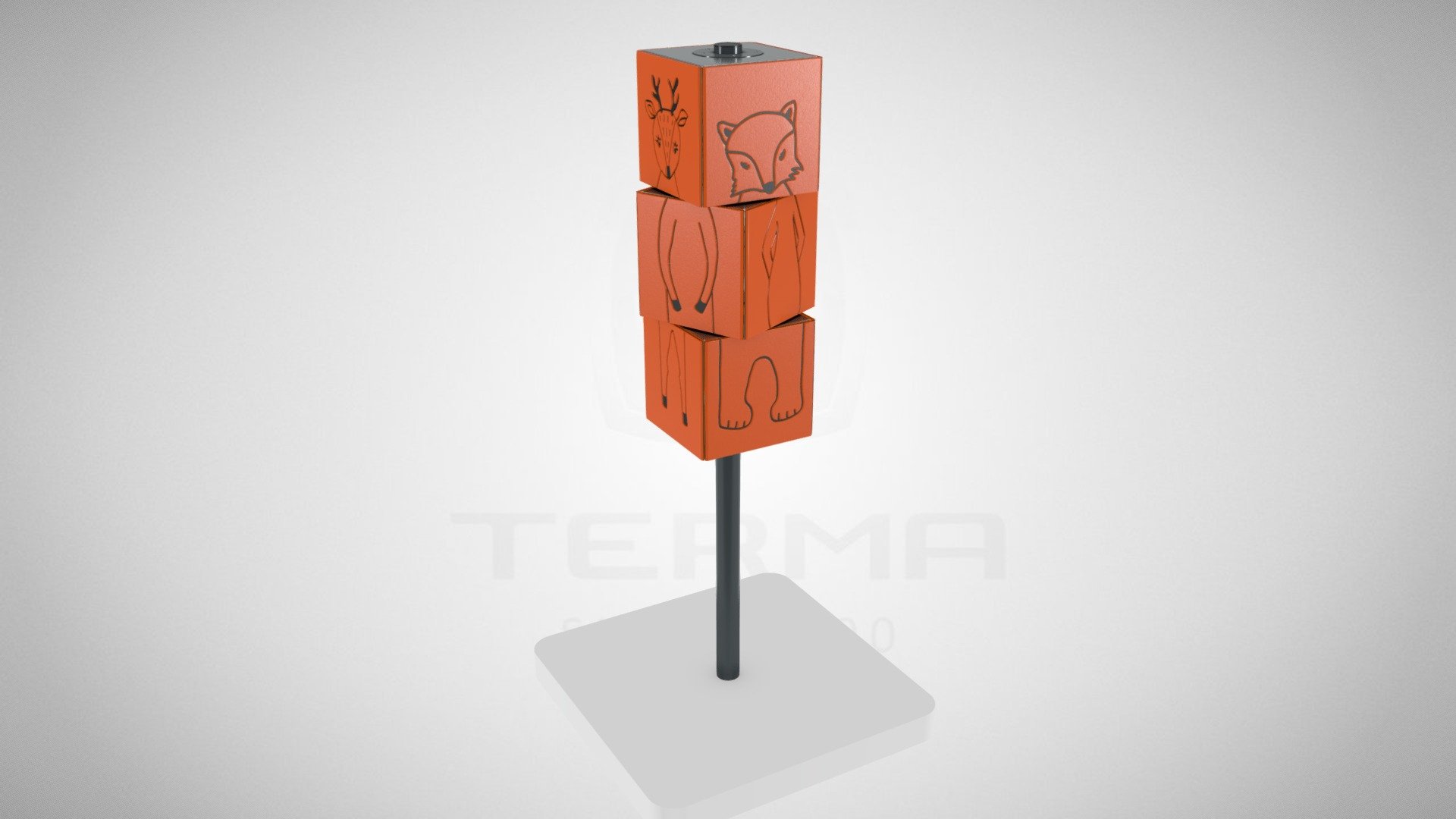 Inclusive cubes (animals) - Download Free 3D model by termagroup ...