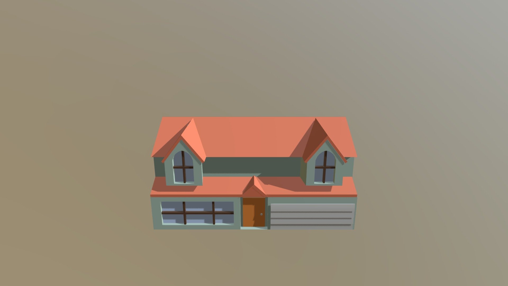Simple House - 3D model by Bruno Perez (@kinggaru) [67889c2] - Sketchfab