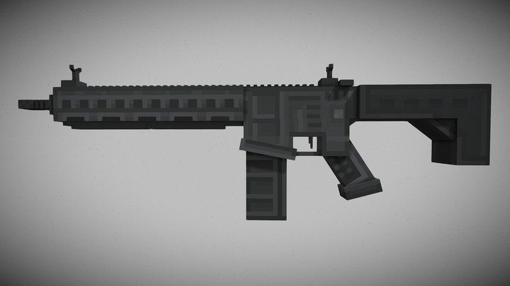 Assualt-rifle 3D models - Sketchfab
