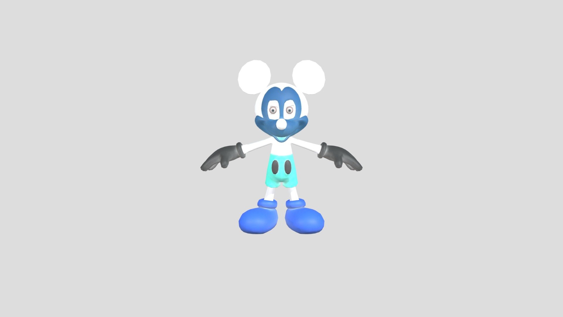 ADI 2.0: True Mickey (Fully rigged) - Download Free 3D model by Charred ...
