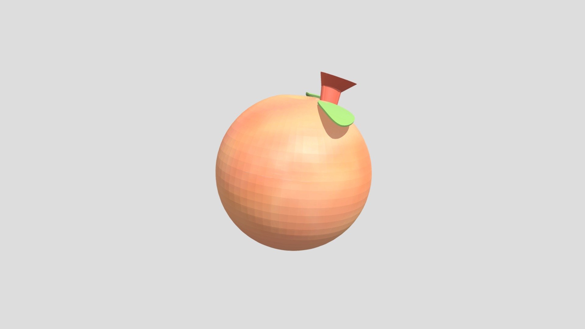 peach - 3D model by yuelinxx [678c39d] - Sketchfab