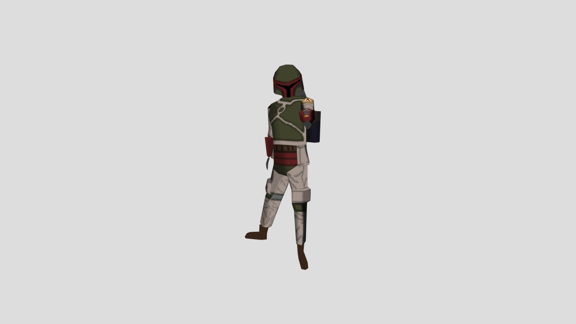 Boba Fett - Low Poly - 3D model by ericaalexandra.pequenina [678d0c3 ...