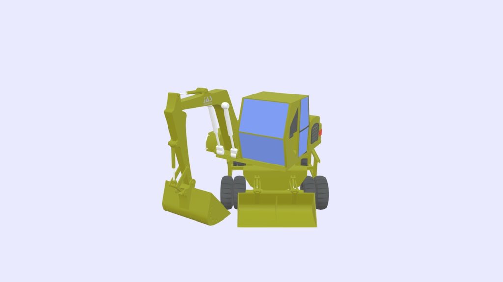 Backhoe - 3D model by swishstar [678e472] - Sketchfab
