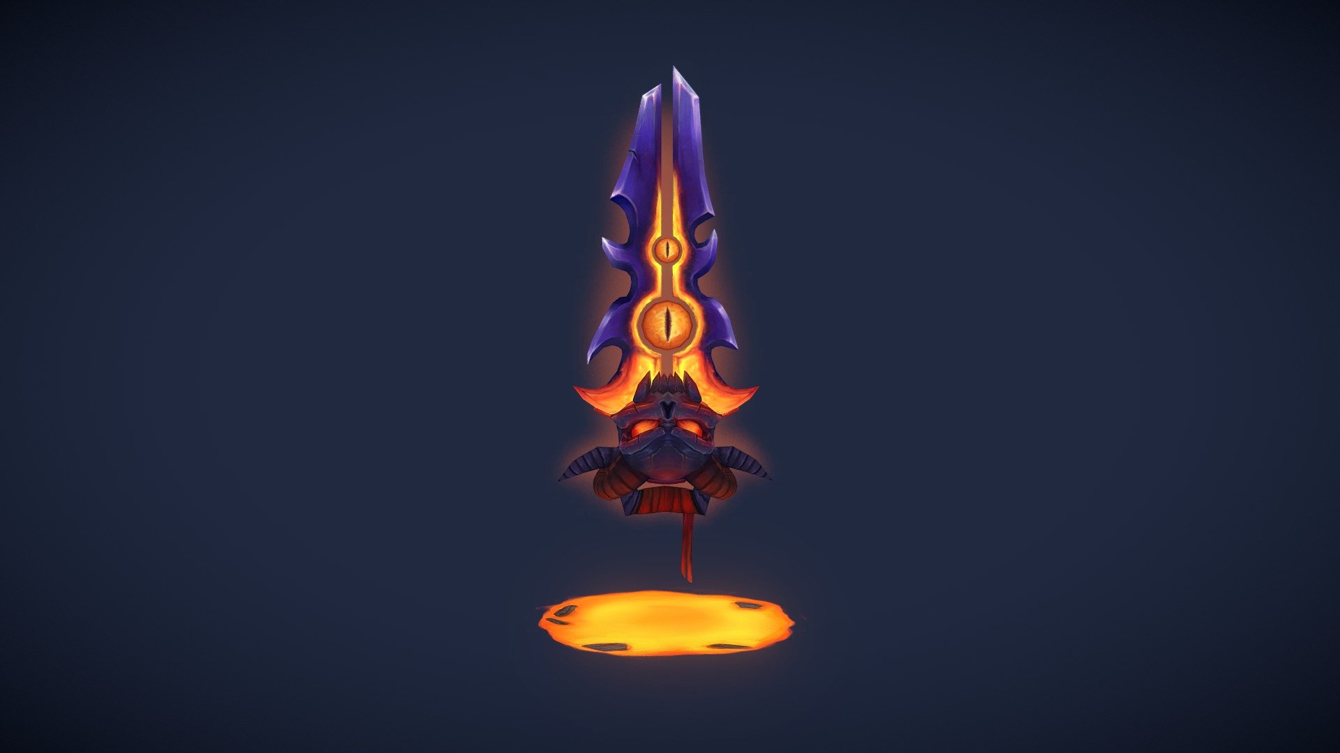 Hellbringer - World of Warcraft inspired weapon - 3D model by Delphine ...