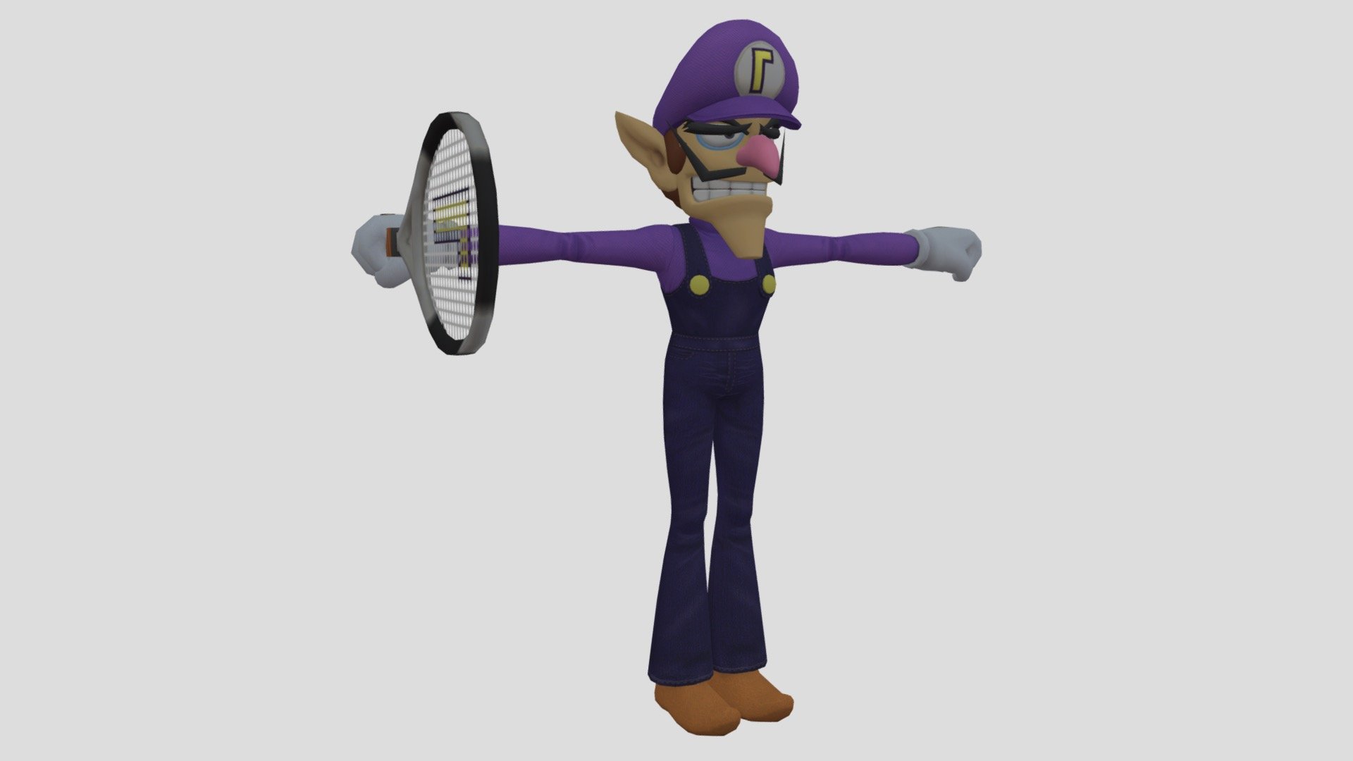 Super Smash Bros Ultimate - Waluigi - Download Free 3D model by SMF ...