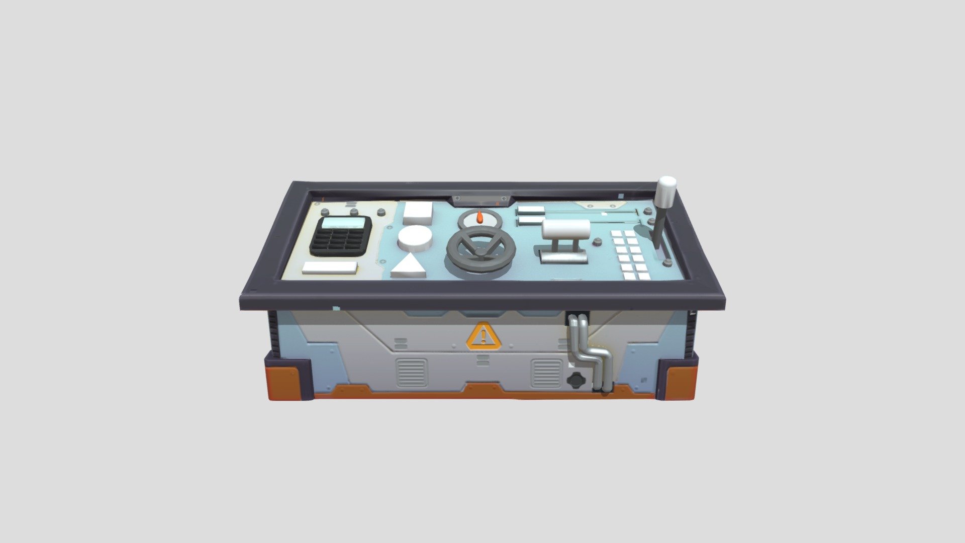 Controlpanel for a group project - 3D model by AmycKhalil [6797350 ...