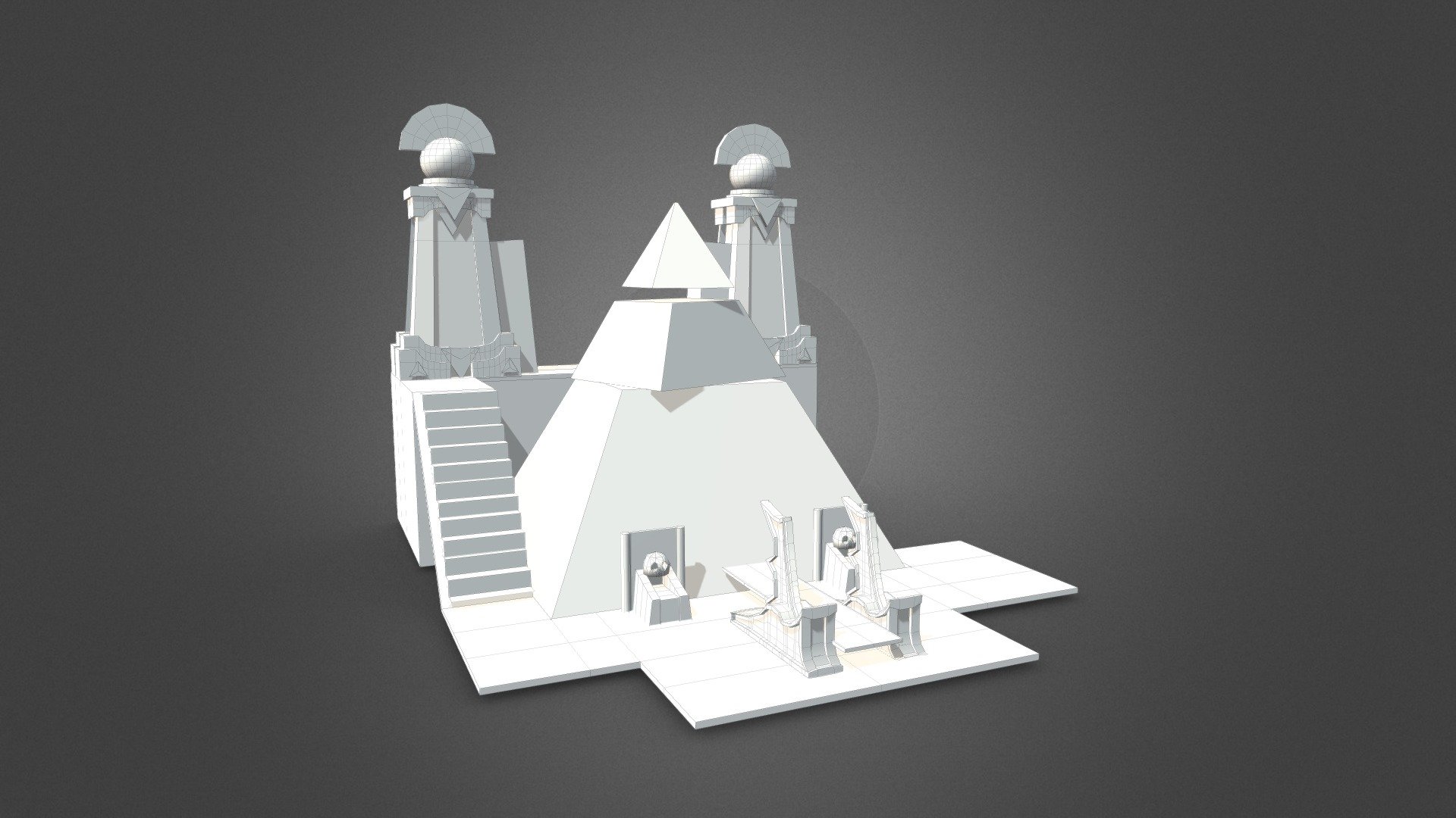 Pharaonic Environment - 3D model by rananaguib (@rnaguib) [679b4db ...