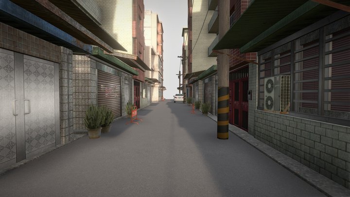Alley 3D models - Sketchfab