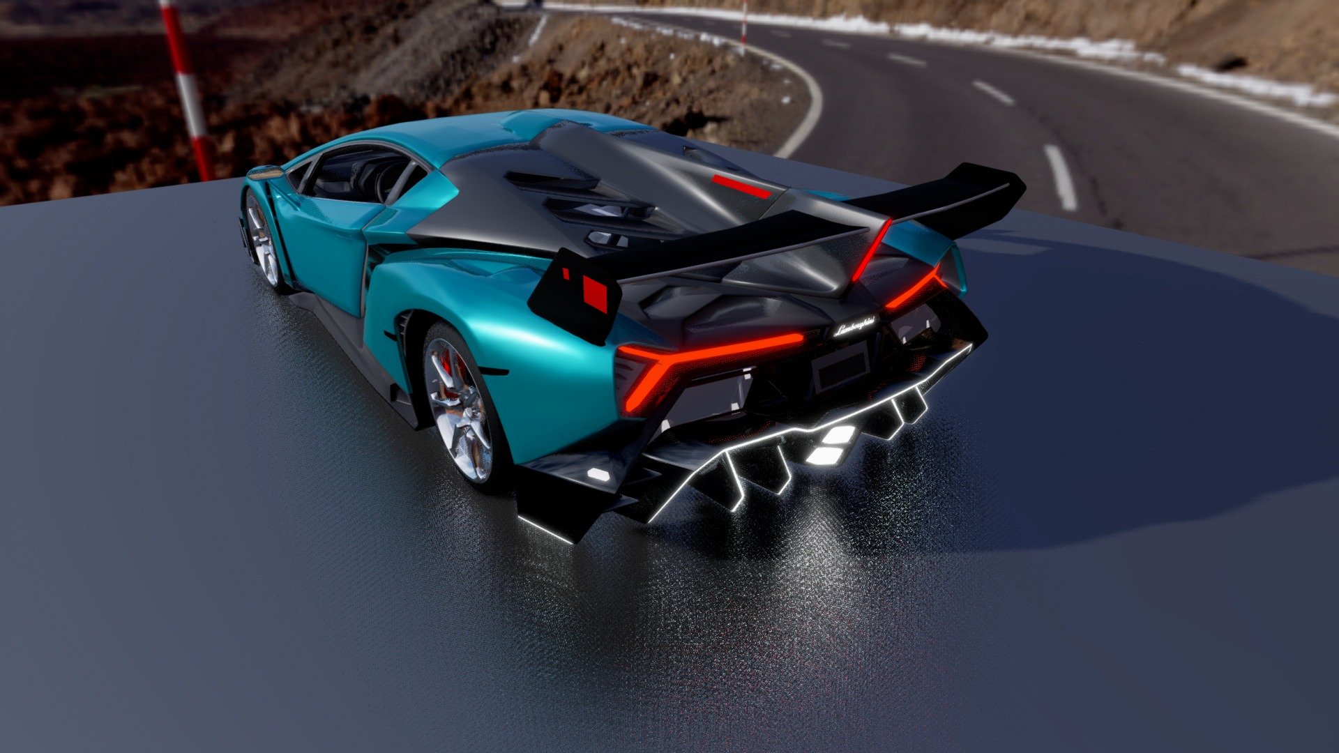 Lamborghini Veneno - 3D model by ABHISHEK VERMA , 3D Designer ...