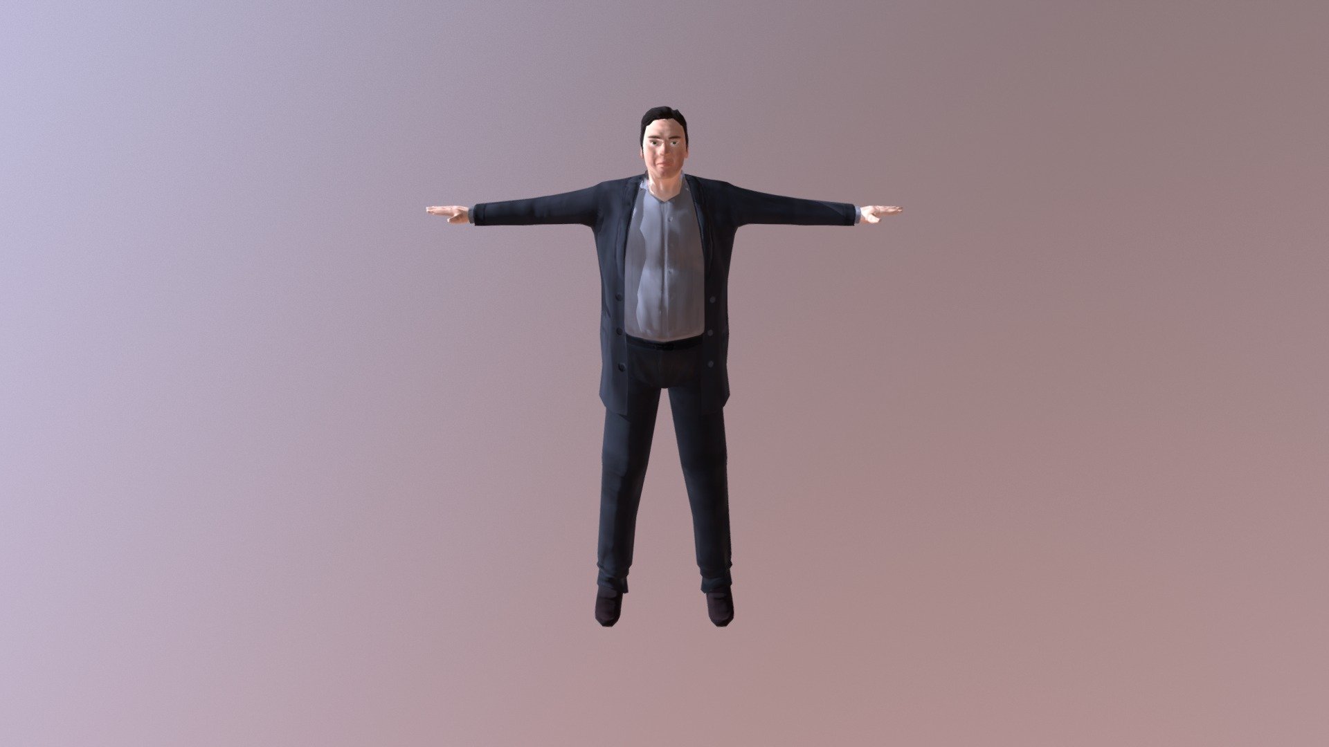 Modern Fat Male - 3D model by Arthur Shapiro (@forgit) [679c3bc ...