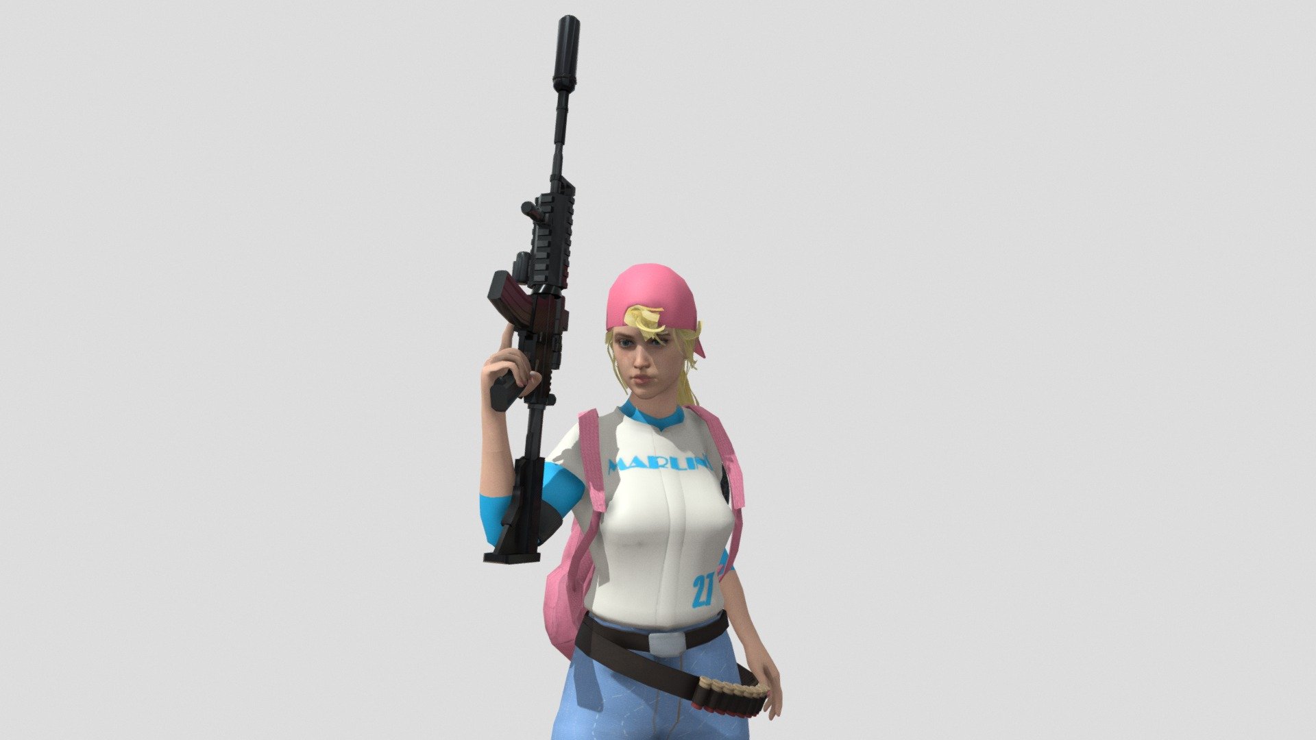 Last Stand Character: Jill - 3D model by Advenworks [679d92b] - Sketchfab