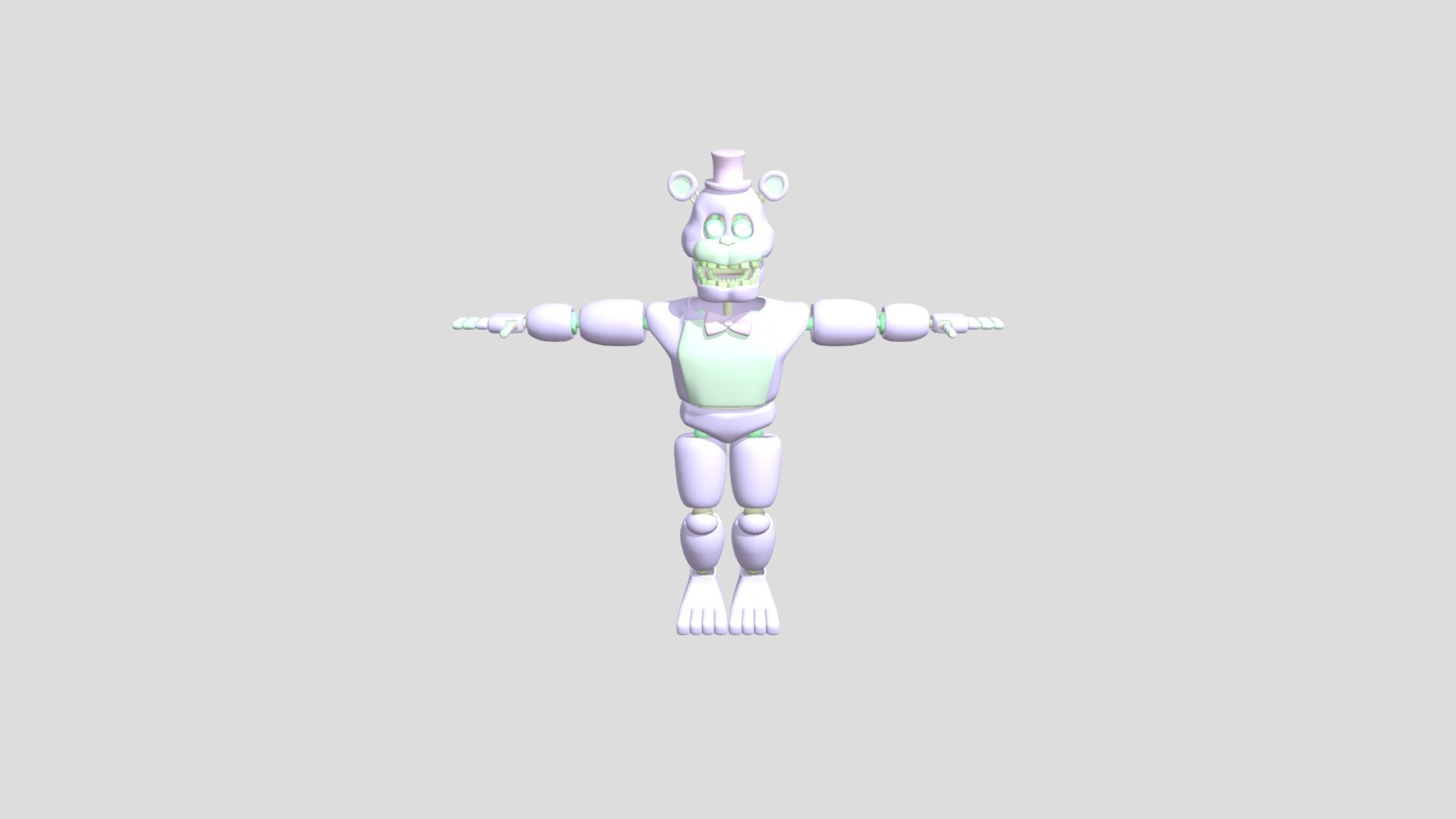 Un-nightmare freddy - Download Free 3D model by jeannette51.jz [679f71e ...