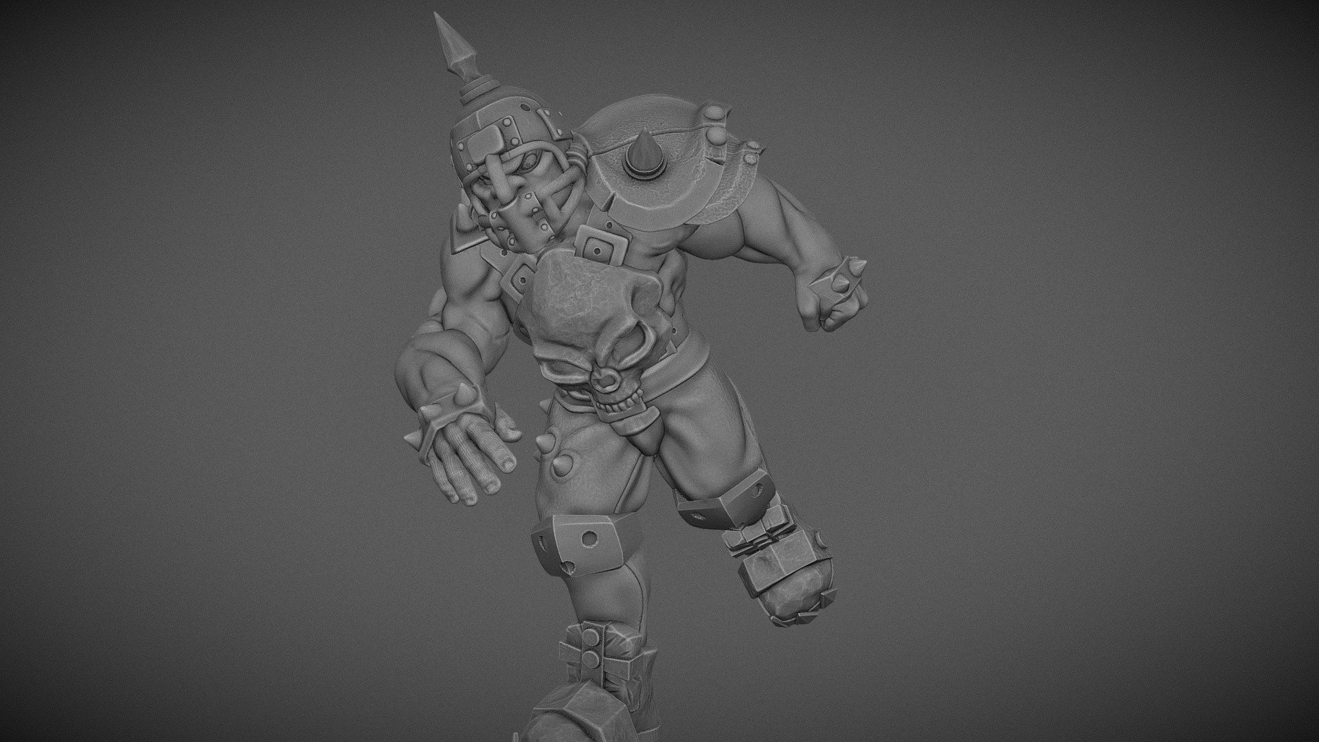 Grak Bloodbowl - Miniature - 3D model by Rodrigo Aldana (@frogx4 ...