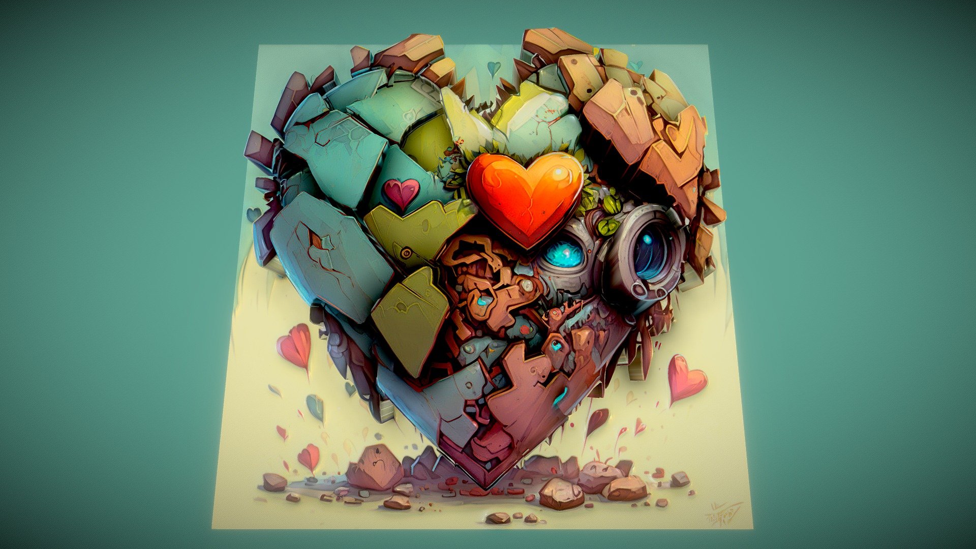 Heart Goal - 3D model by klrxyz [67a0055] - Sketchfab