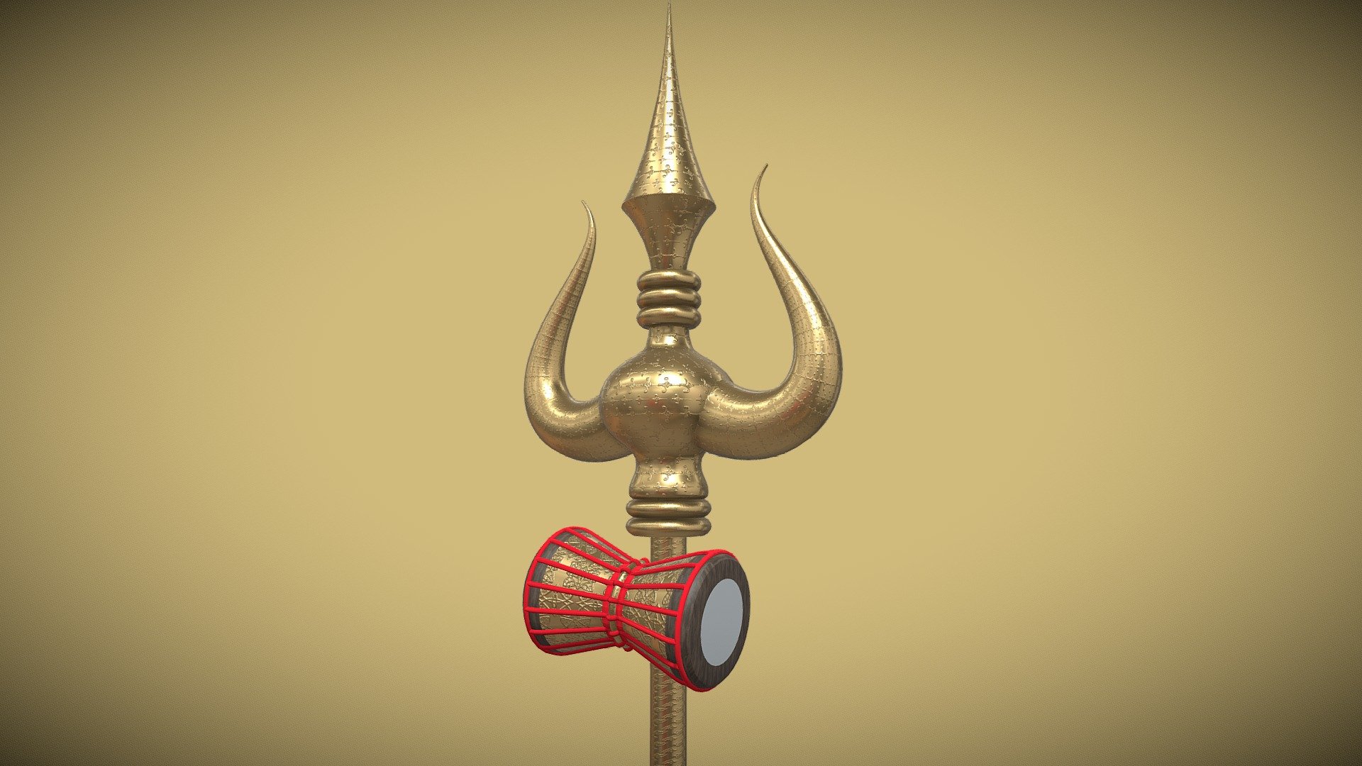 Trisul - Buy Royalty Free 3D model by SAXN [67a0ca4] - Sketchfab Store