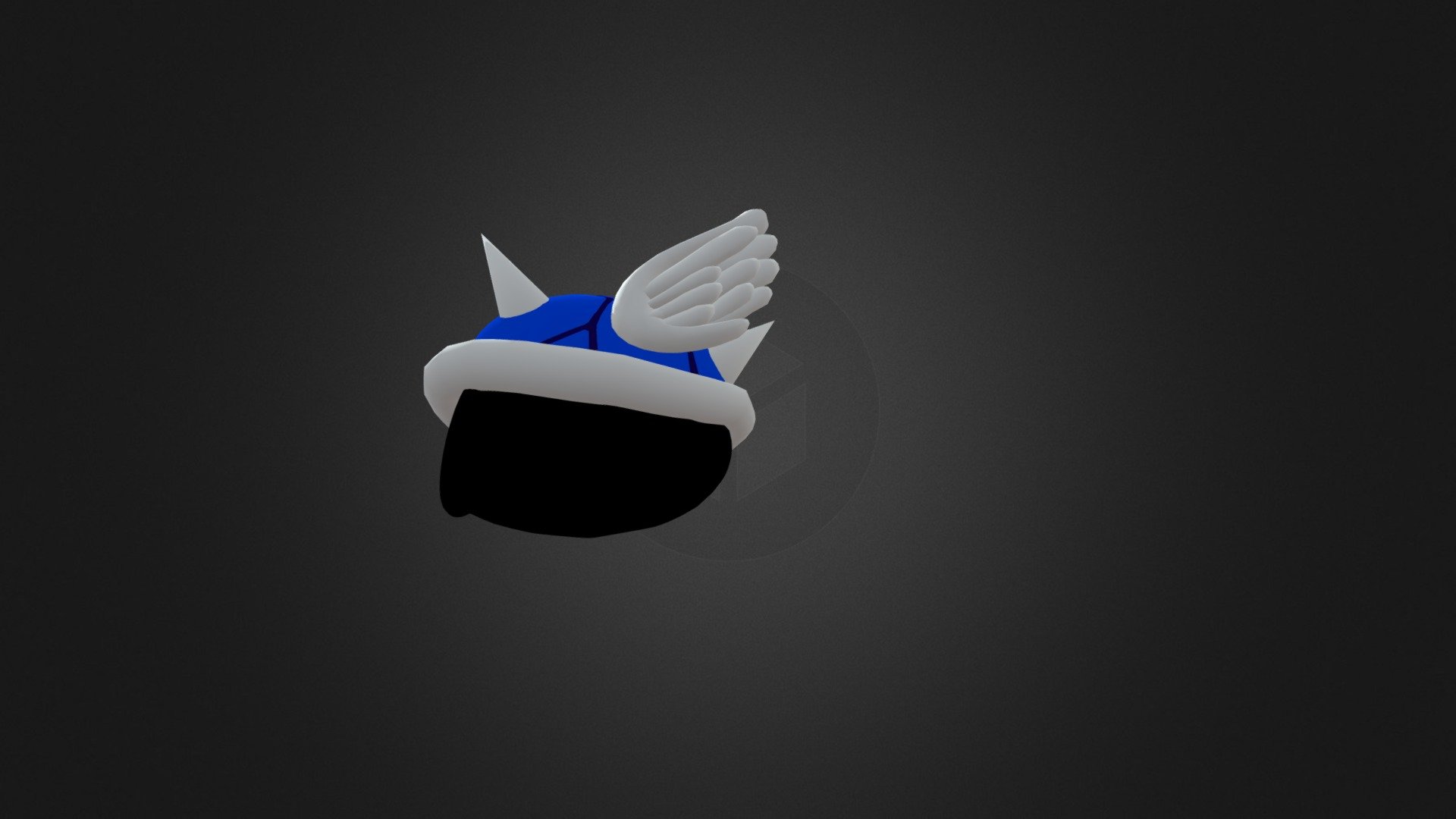blue-shell-mario-kart - 3D model by benlafkihyamine [67a3472] - Sketchfab