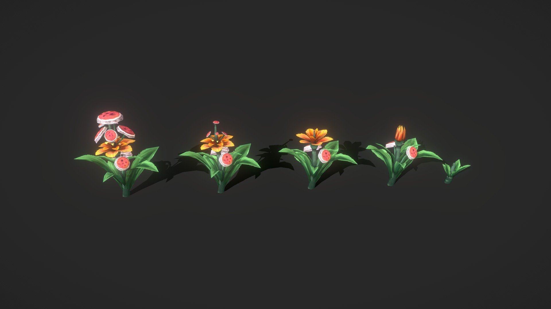 Fantasy Mushroom Flower - Buy Royalty Free 3D model by Experience Lab ...
