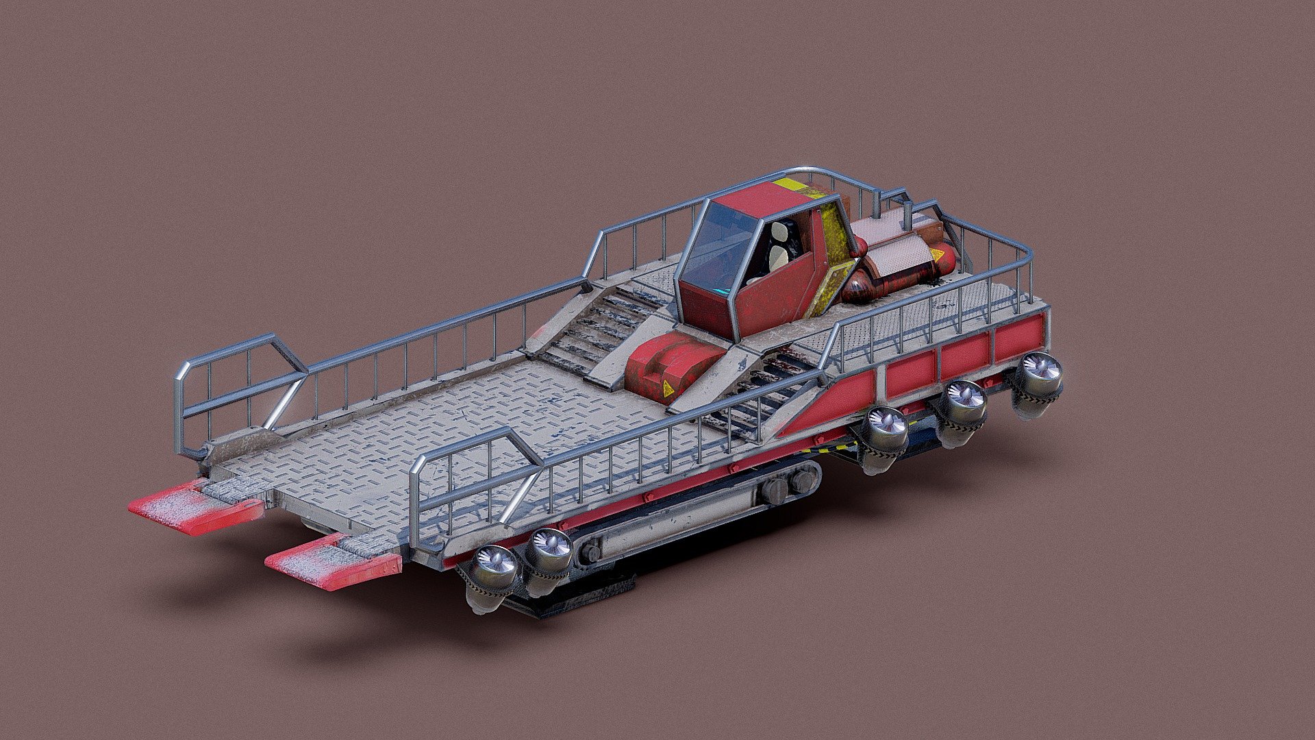 Flying cargo transporter - 3D model by Nicola Ristagno (@NickFrame ...