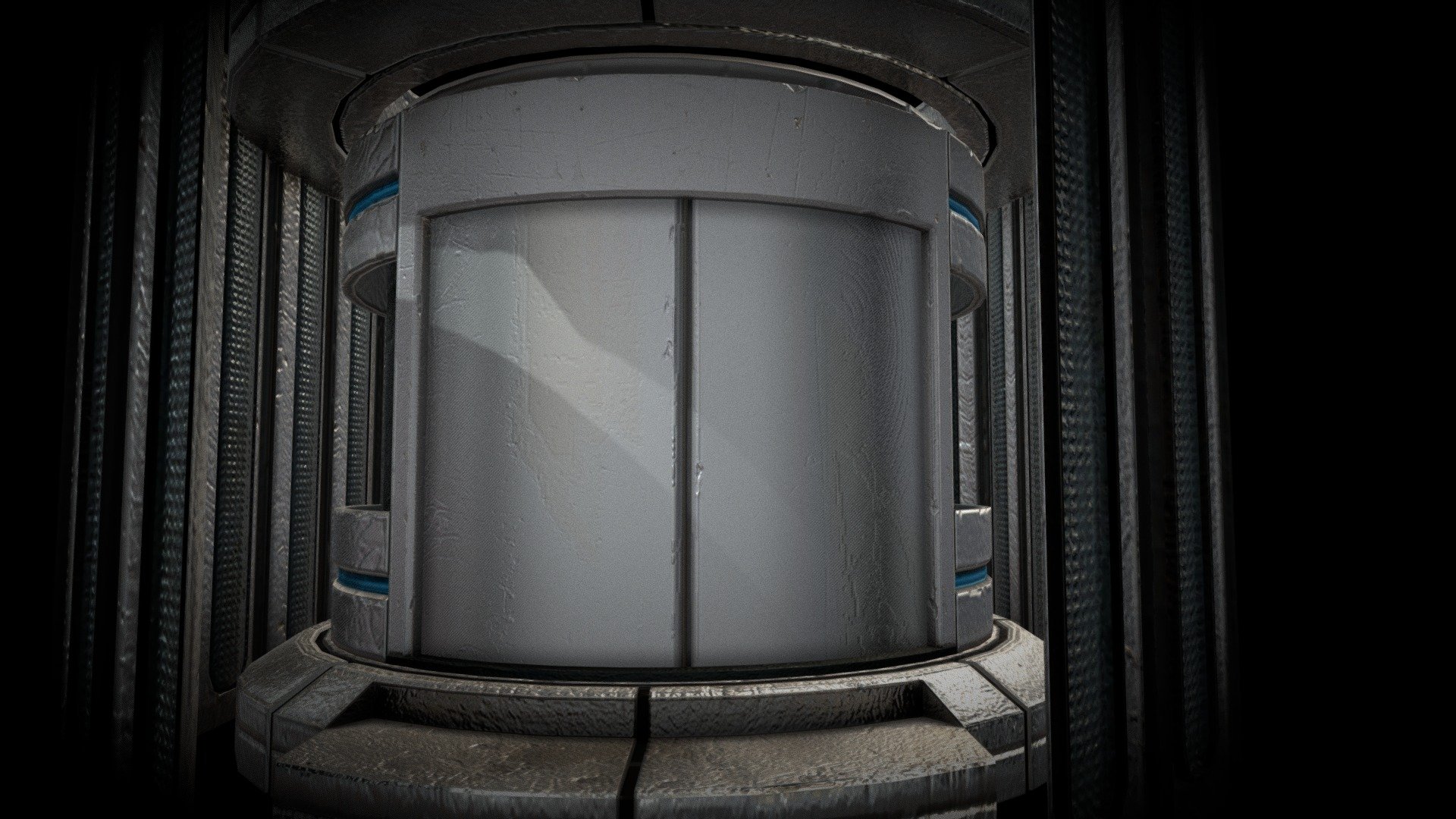 Portal 1 Elevator Shaft/Chamber Lock - Download Free 3D model by skylajade69 [67a5862] - Sketchfab