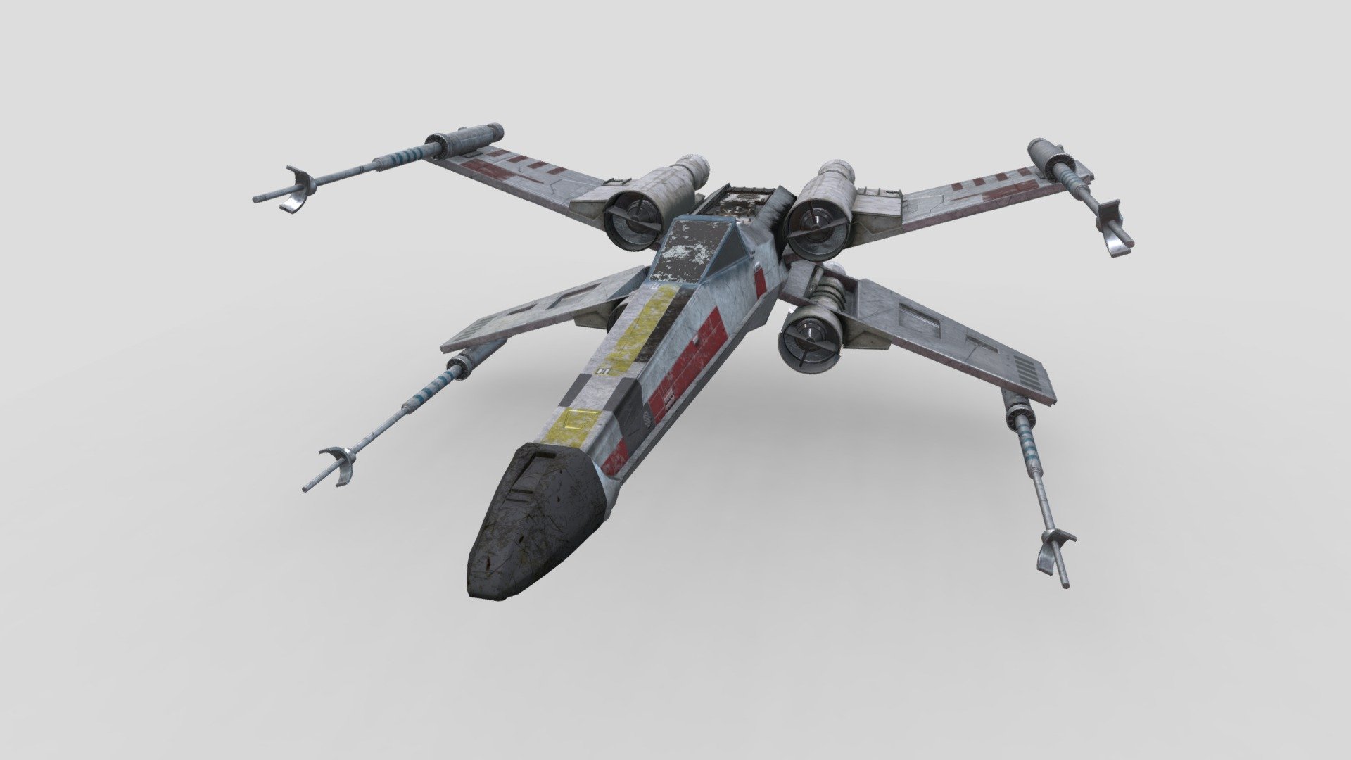 X- Wing - 3D model by garleth93 [67a7b1b] - Sketchfab