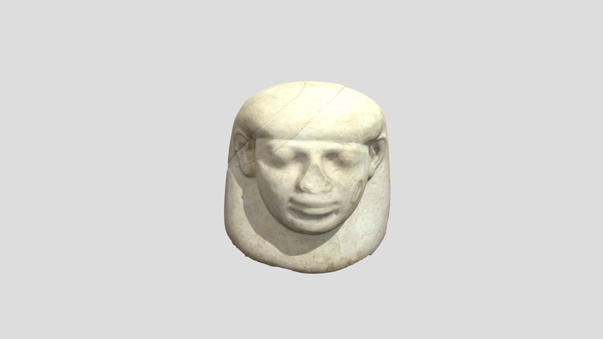 Canopic jar lid - 3D model by Global Museum and Museum Studies program ...