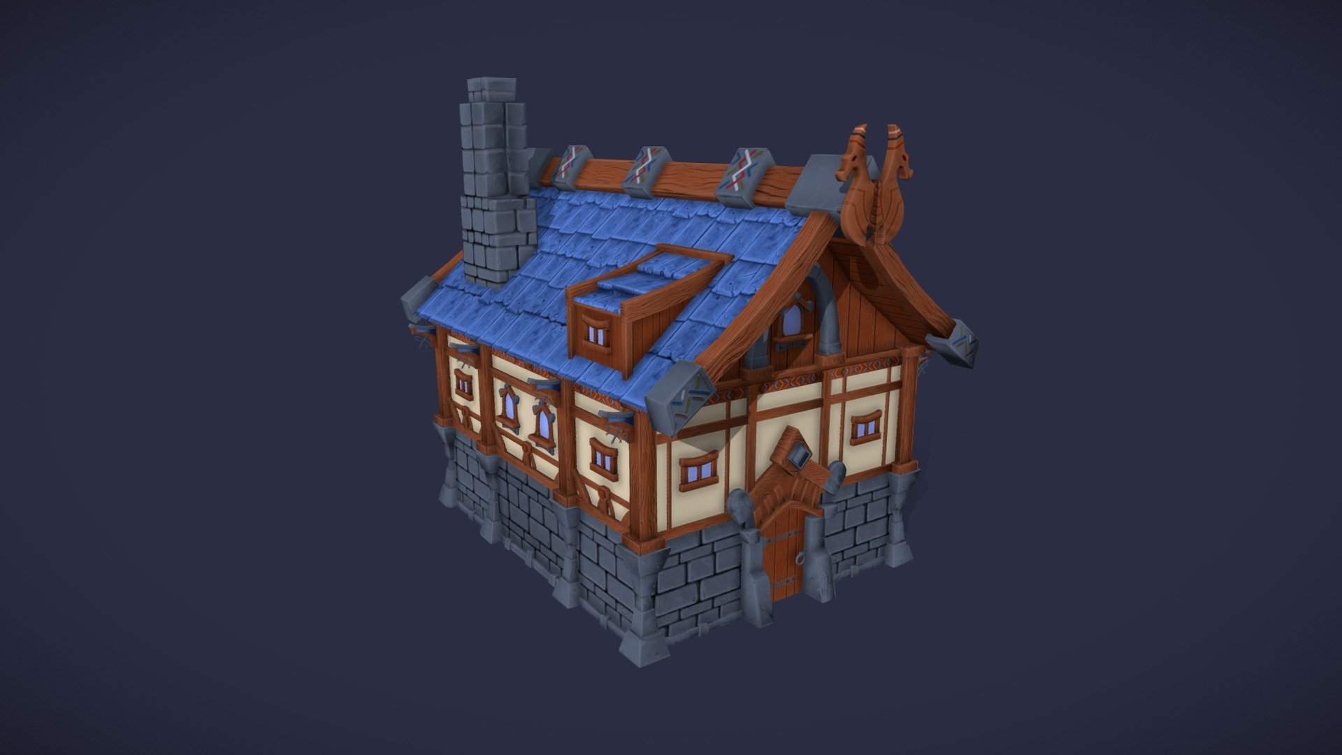 Stylized house_v1 - Download Free 3D model by kennysergoff [67a8fd4 ...