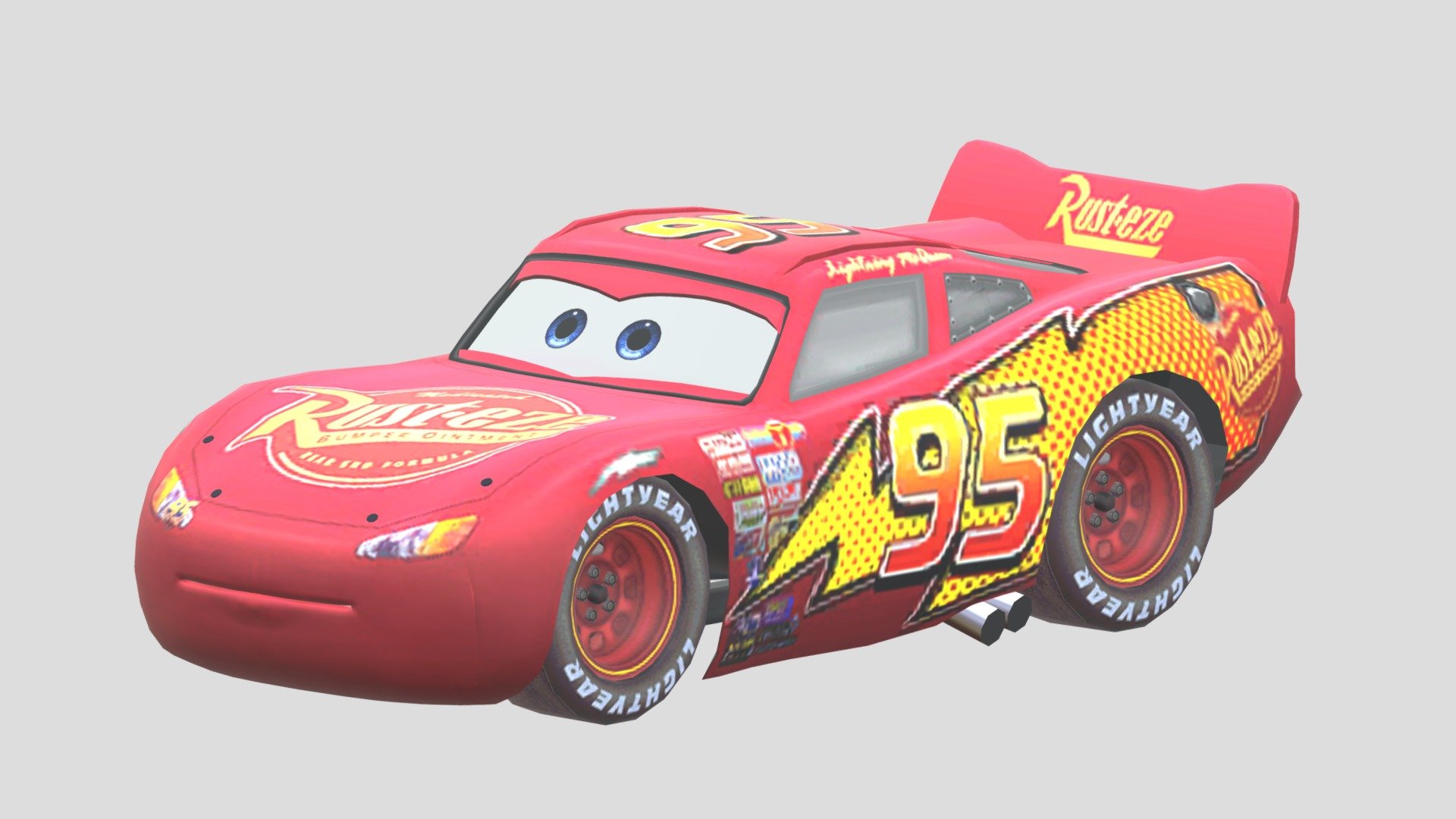 GameCube Cars - McQueen - Download Free 3D model by SMF Features ...
