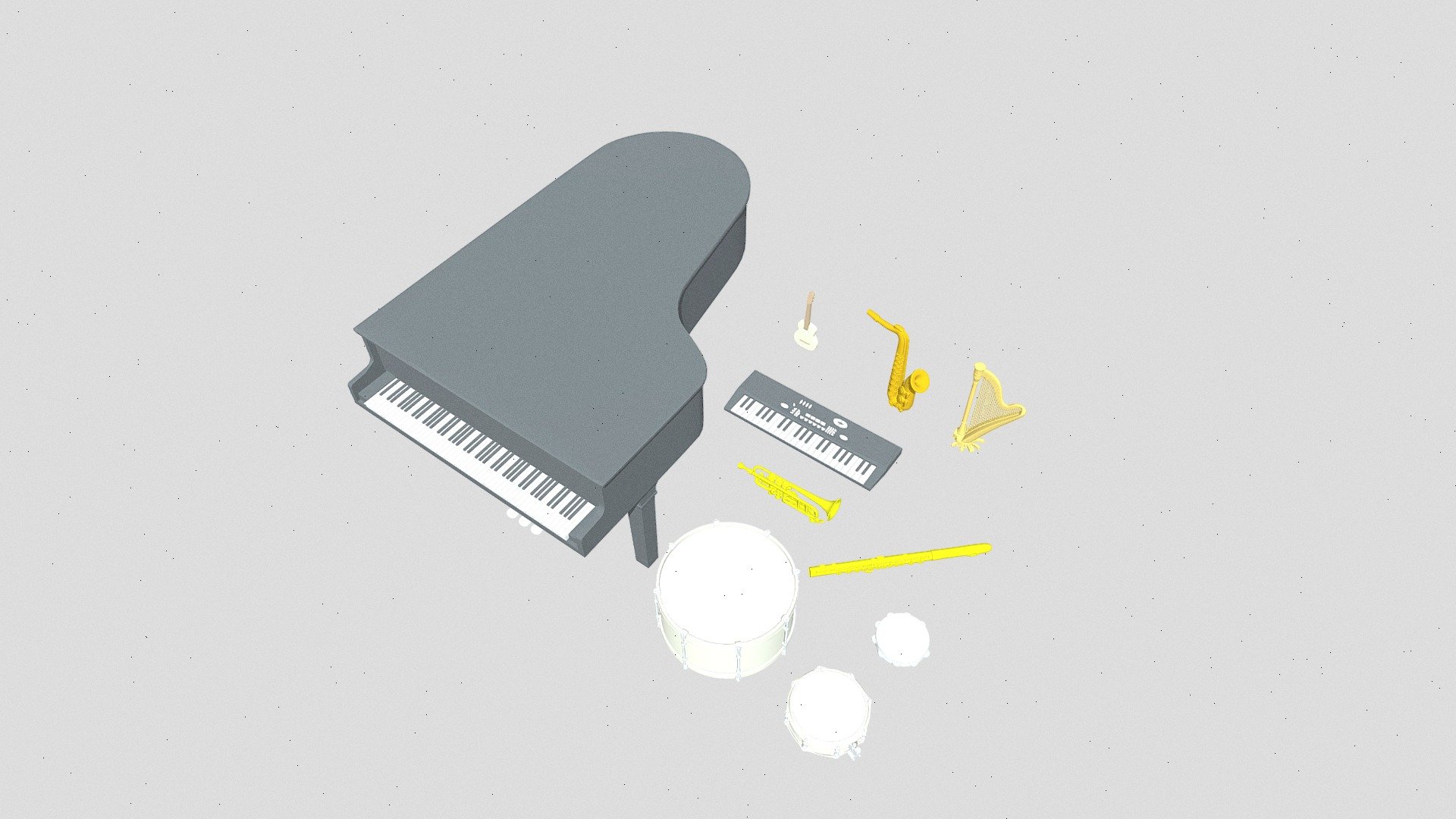 Instruments - Download Free 3D model by ...