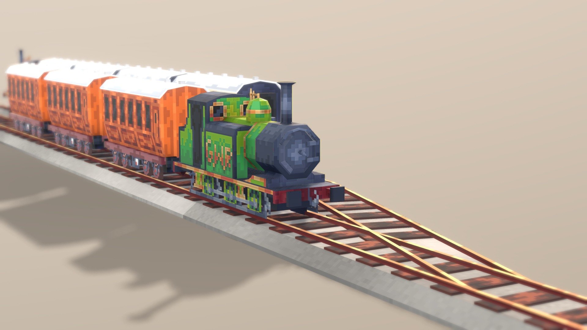terrier steam locomotive - 3D model by halbear1 (@halbear.gamez ...
