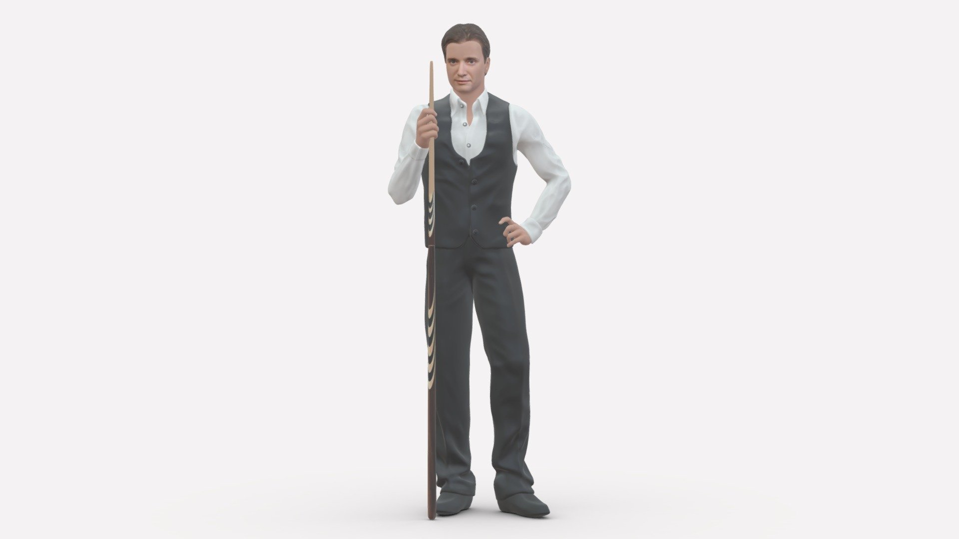 001192 billiard player - Buy Royalty Free 3D model by 3DFarm [67adb31 ...