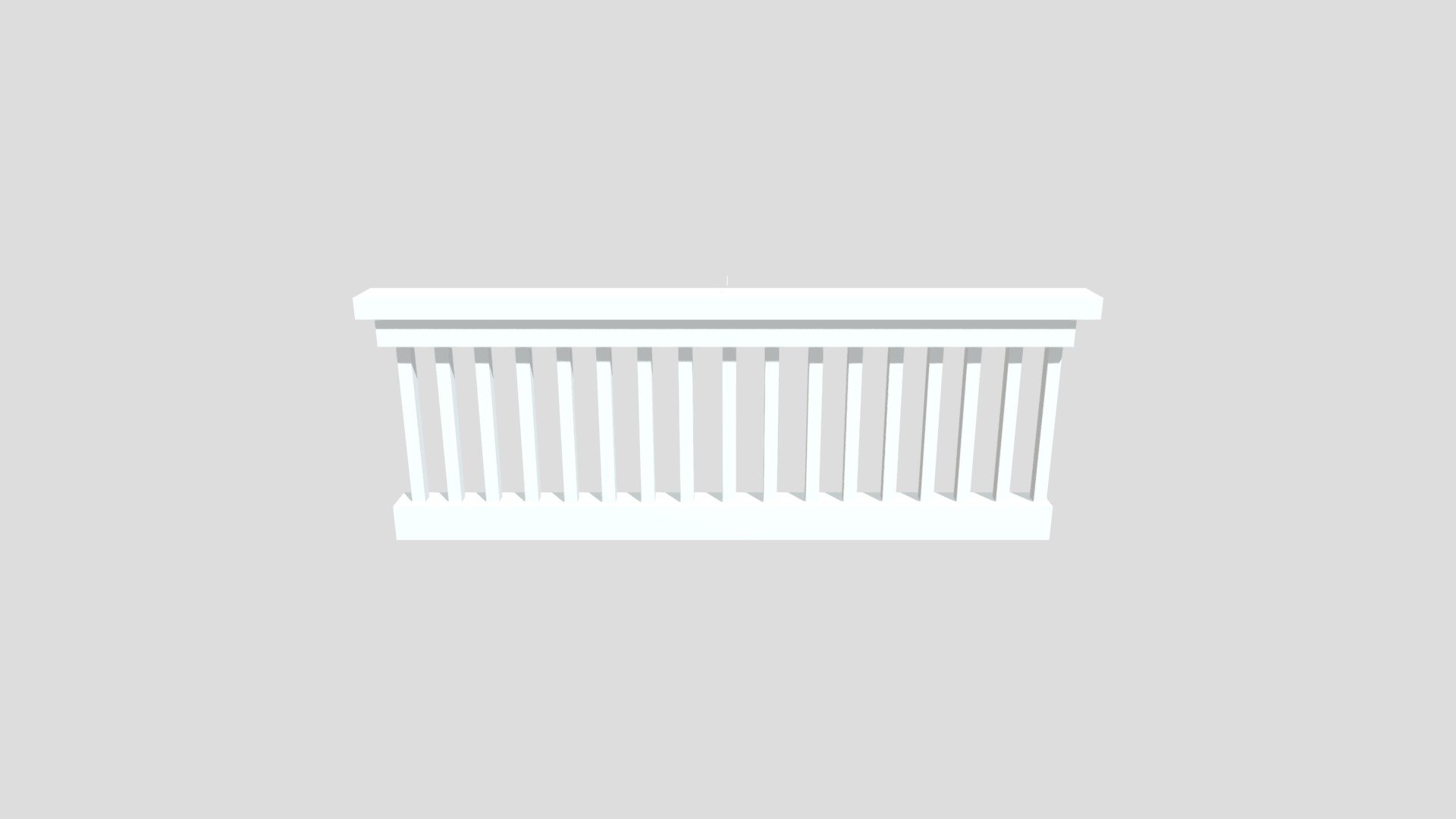 Railing - Download Free 3D model by 1-3D.com [67adffc] - Sketchfab