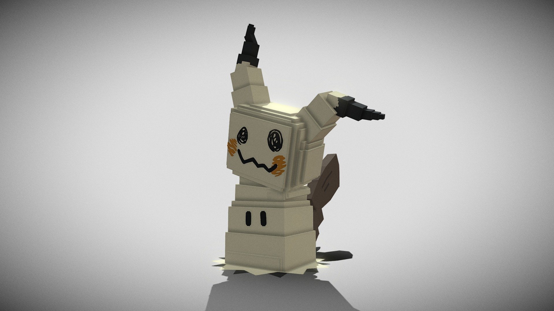 Mimikyu - Download Free 3D model by korbenhall [67af447] - Sketchfab