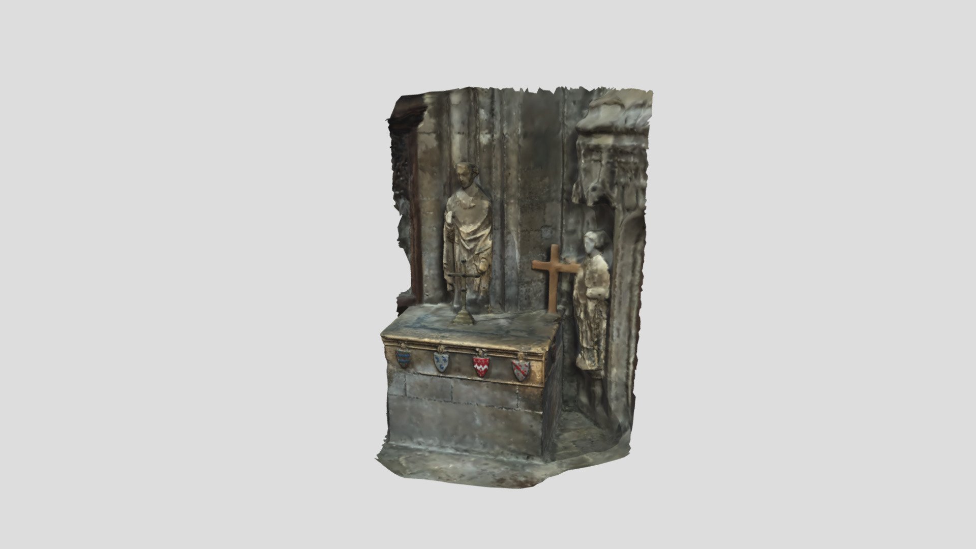 Priest Statue (13th Century) - Howden - Download Free 3D model by ...