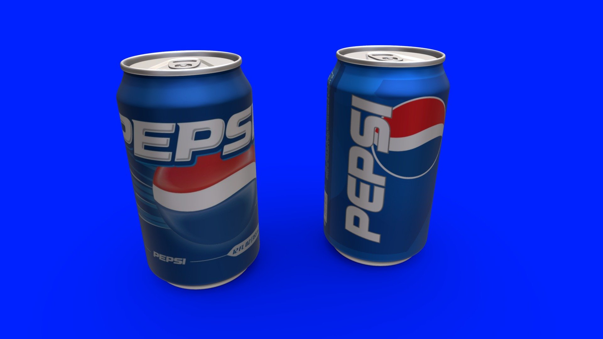 Pair of Pepsi cans - Buy Royalty Free 3D model by Davide Specchi ...