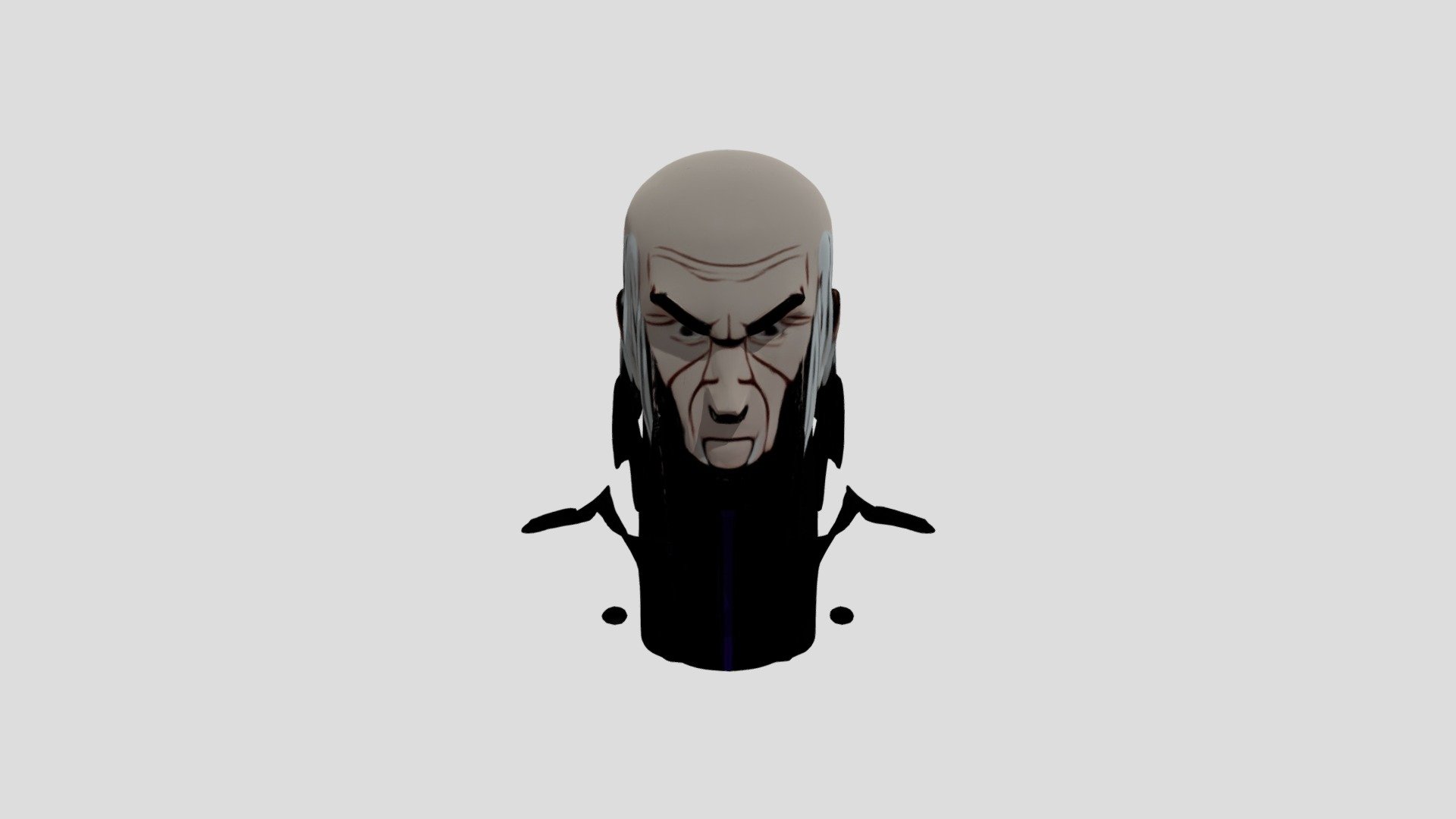 Calypso Head Bust (Twisted Metal: Head On) - Download Free 3D model by ...