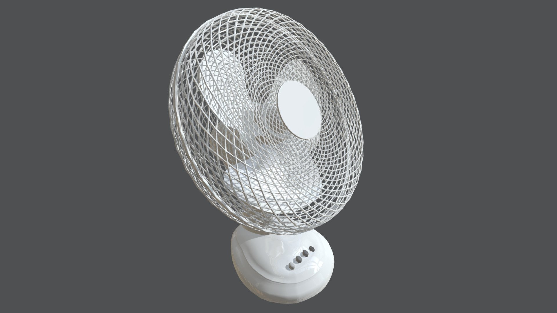 Modern Cooling Fan (High Poly) - 3D model by Benjamin P. Jones ...