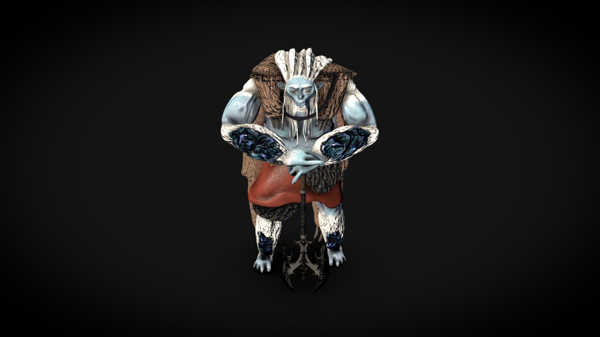 The ice ogre Gilmu - 3D model by JosvilG (@vilchezjosep) [67b58d5 ...