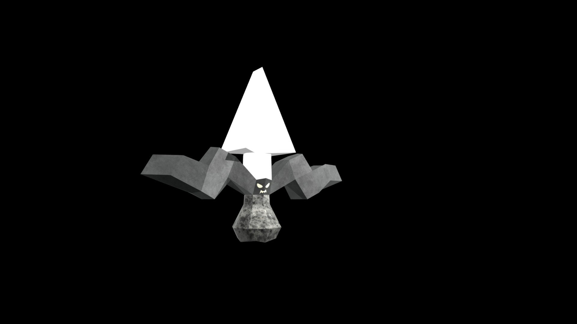 The Idle Hand - Bat Lamp - Download Free 3D model by ViviBow [67b5a09 ...